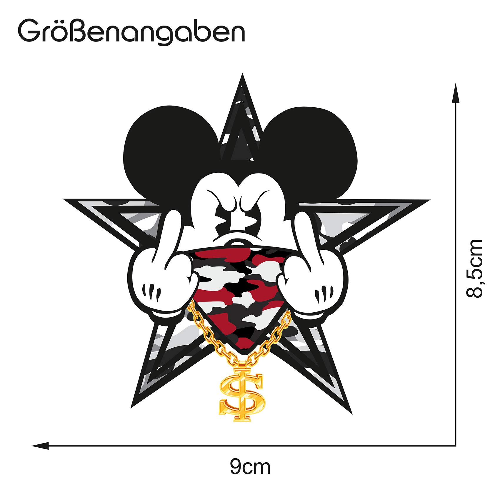 Gangster Mini Mouse Mickey & Minnie New York Giants Art Print By