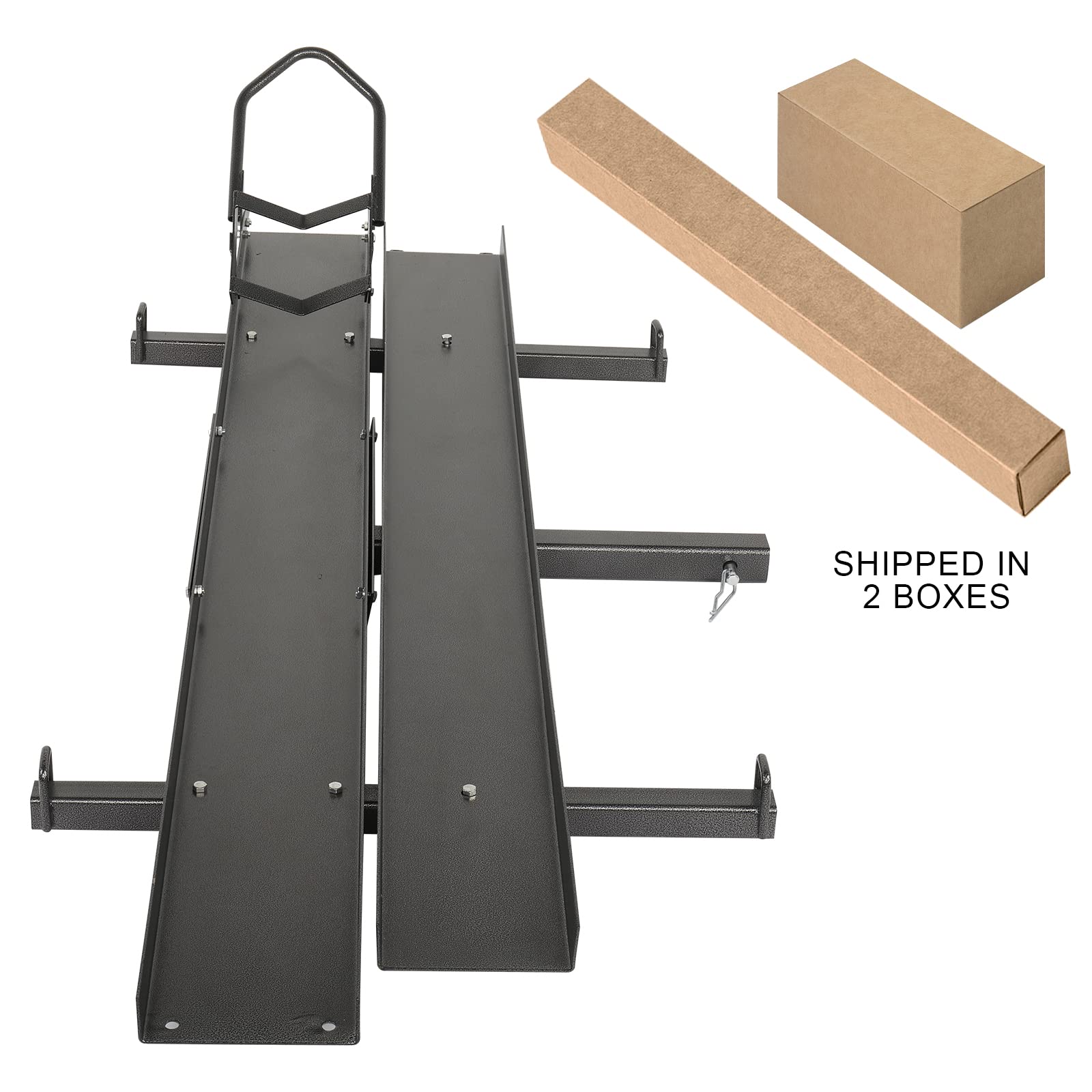 Buy TUFFIOM Motorcycle Carrier with Loading Ramp & Straps, 600LBS ...