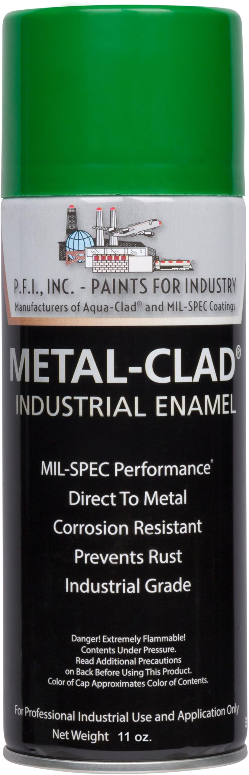METAL-CLAD Paints For Industry Industrial Enamel, Aerosol Spray Paint ...