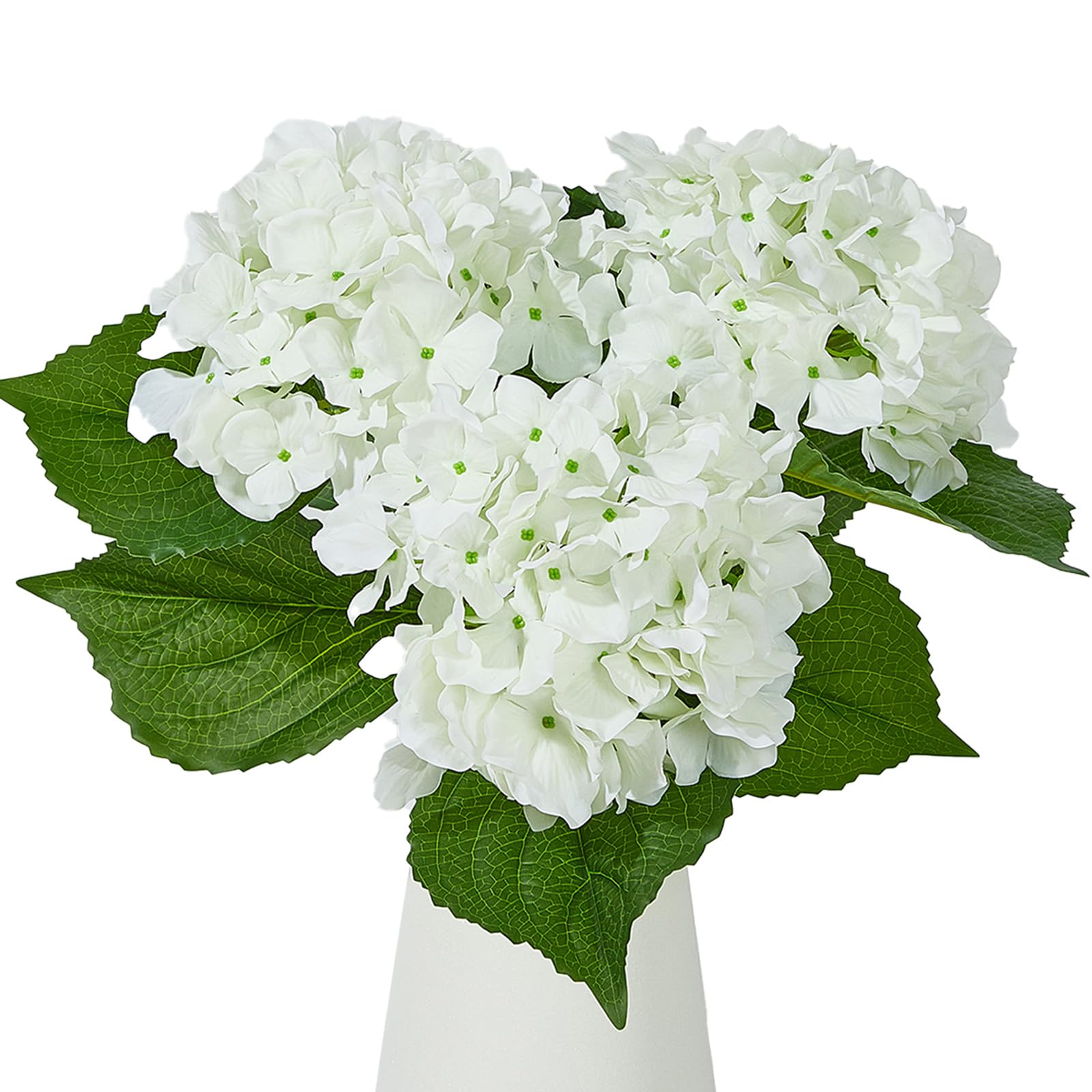 Amazon.com: Heleze 25 Inch Hydrangea Artificial Flowers, Real Touch ...