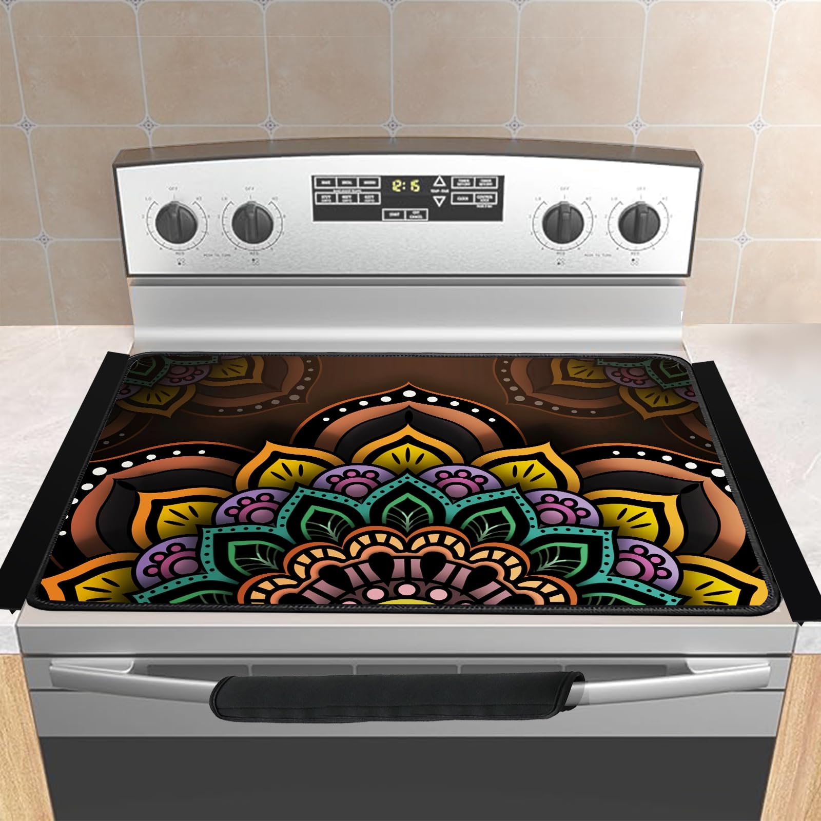 Amazon.com: Electric Stove Cover Glass Top Stove Cover Protector Stove ...
