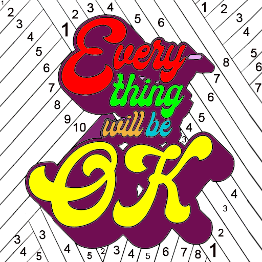 Motivational Quotes Color by Number - Grownups Paint + Glitter + Crayon ...