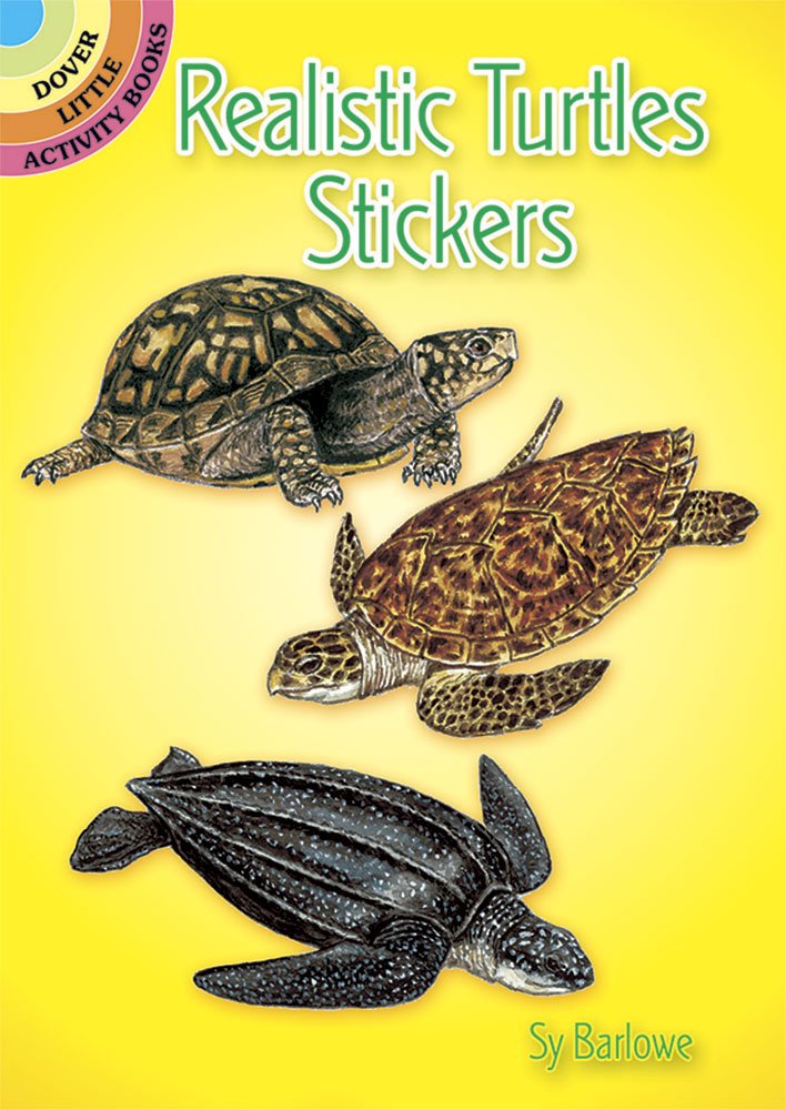 Realistic Turtles Stickers (Dover Little Activity Books: Sea Life): Sy ...