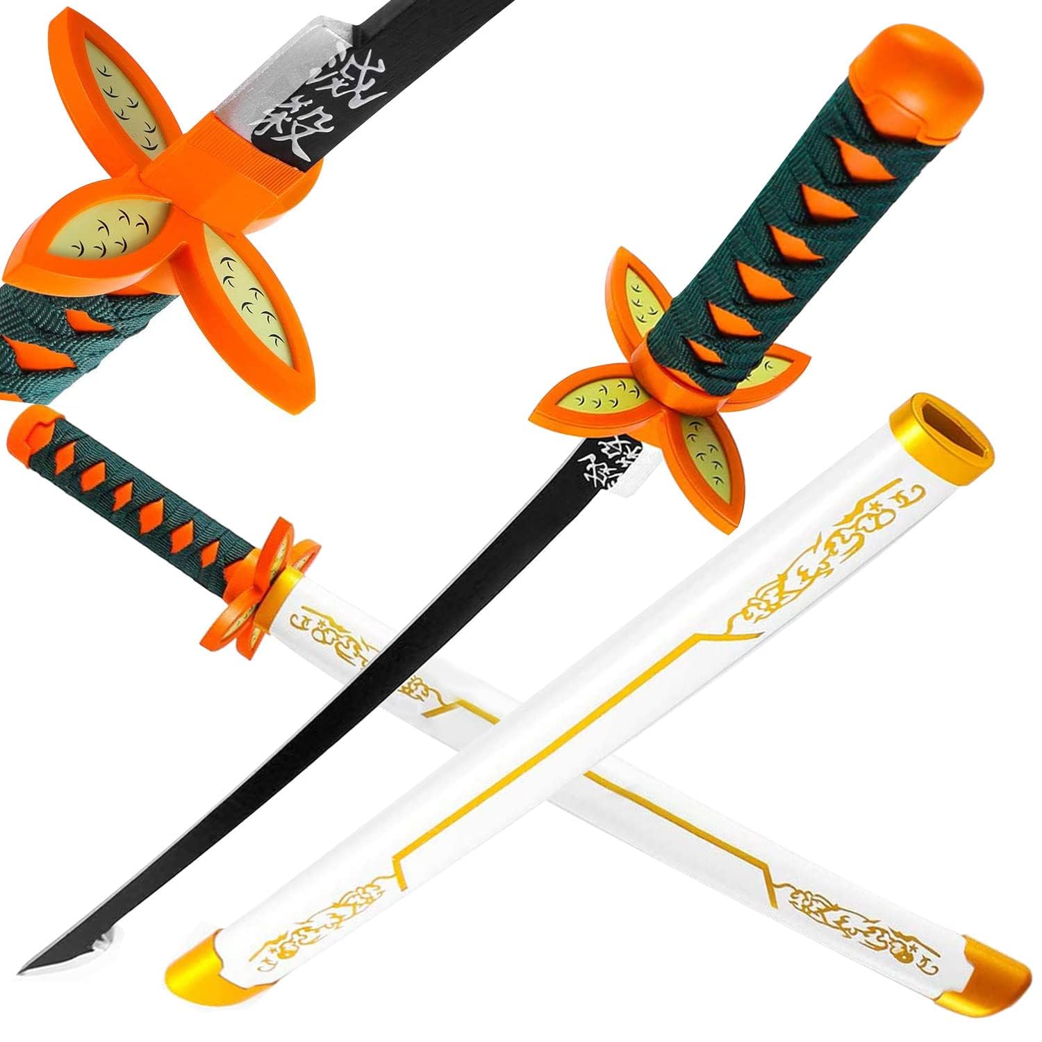 Loocaa Sword Bamboo Sword Kids Teenager Cosplay Sword Halloween Party ...
