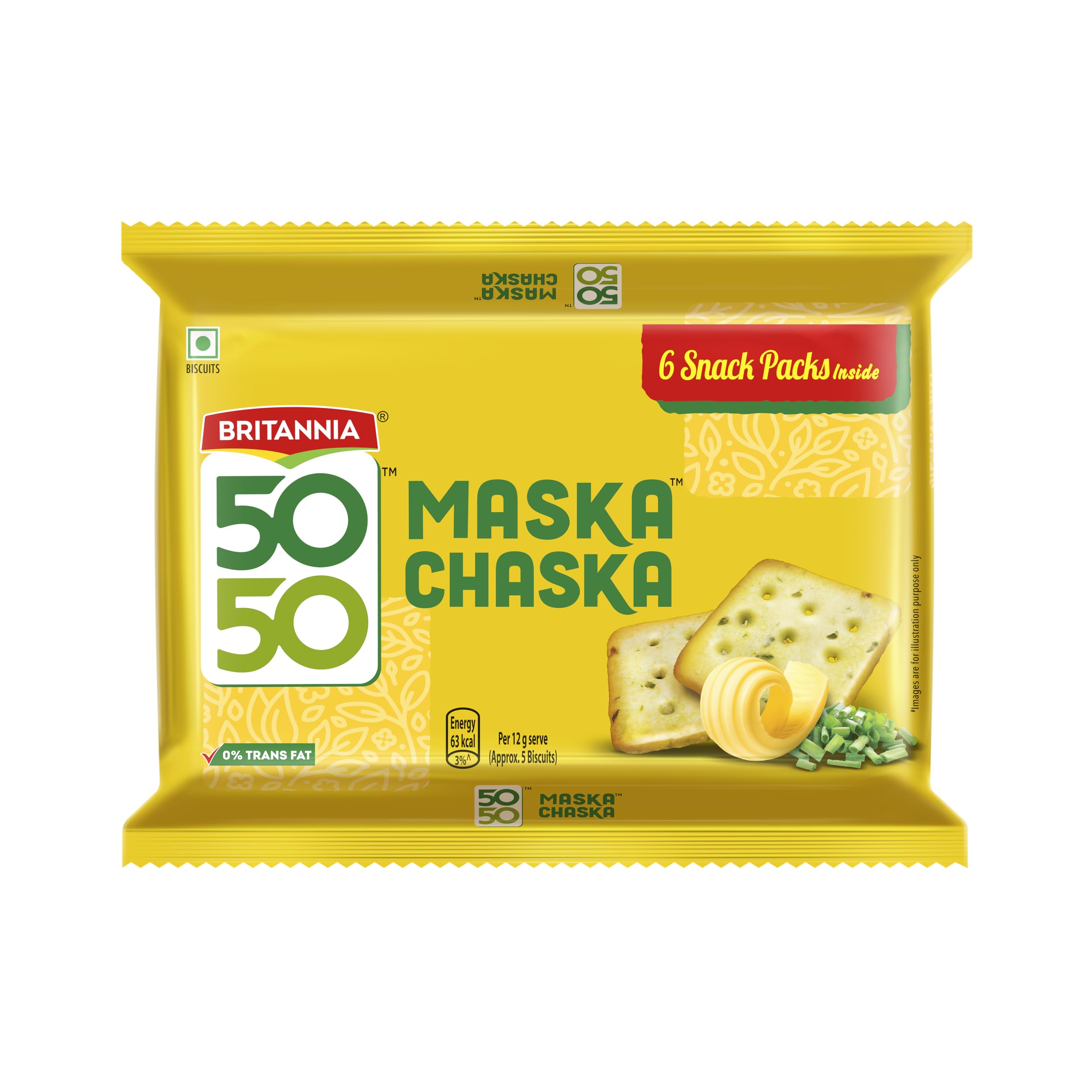Britannia 50-50 Maska Chaska Biscuits, 300 g : Amazon.in: Grocery ...