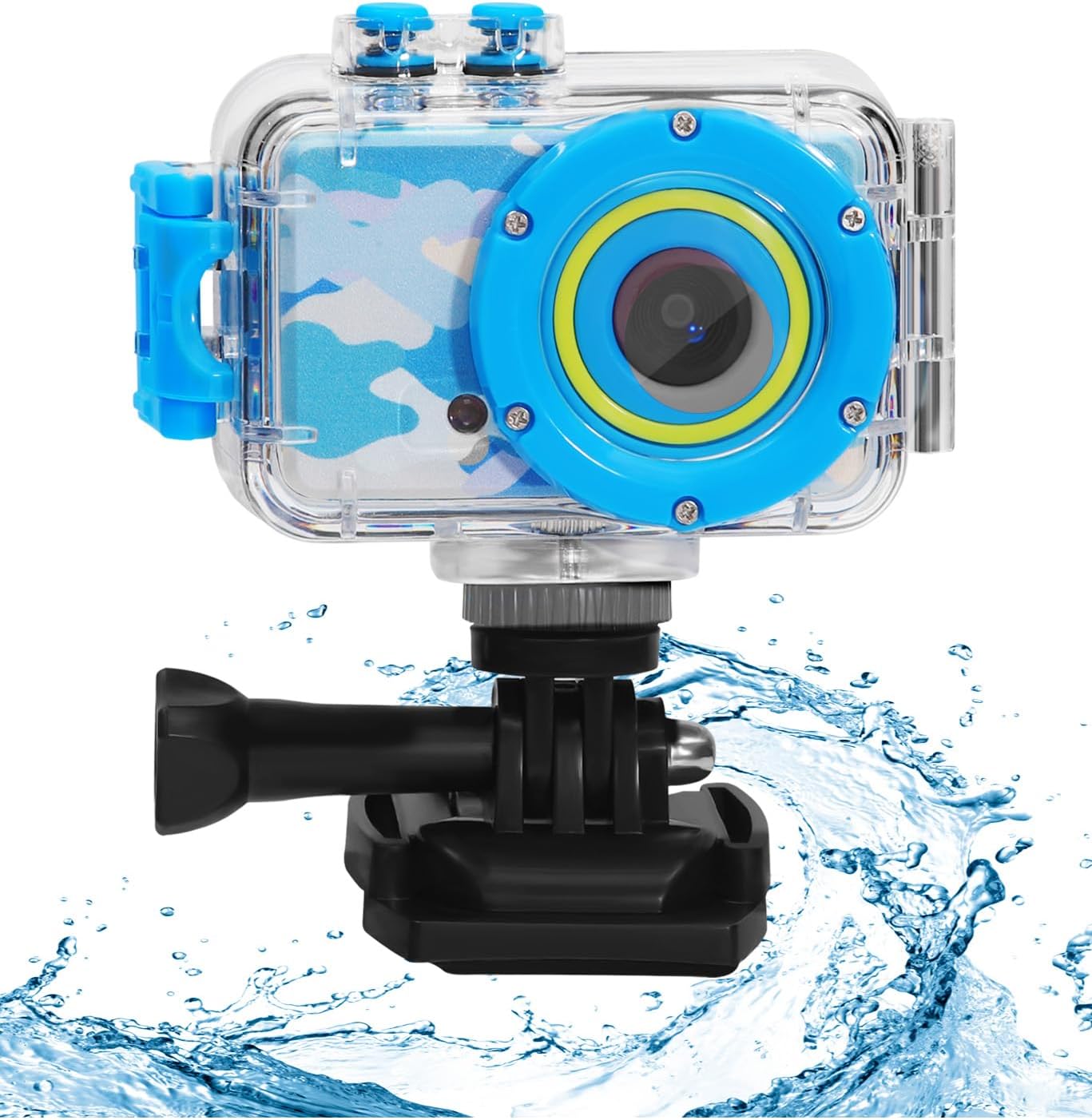 Amazon.com: WEOLULI Kids Camera Waterproof Birthday for 3 4 5 6 7 8 ...