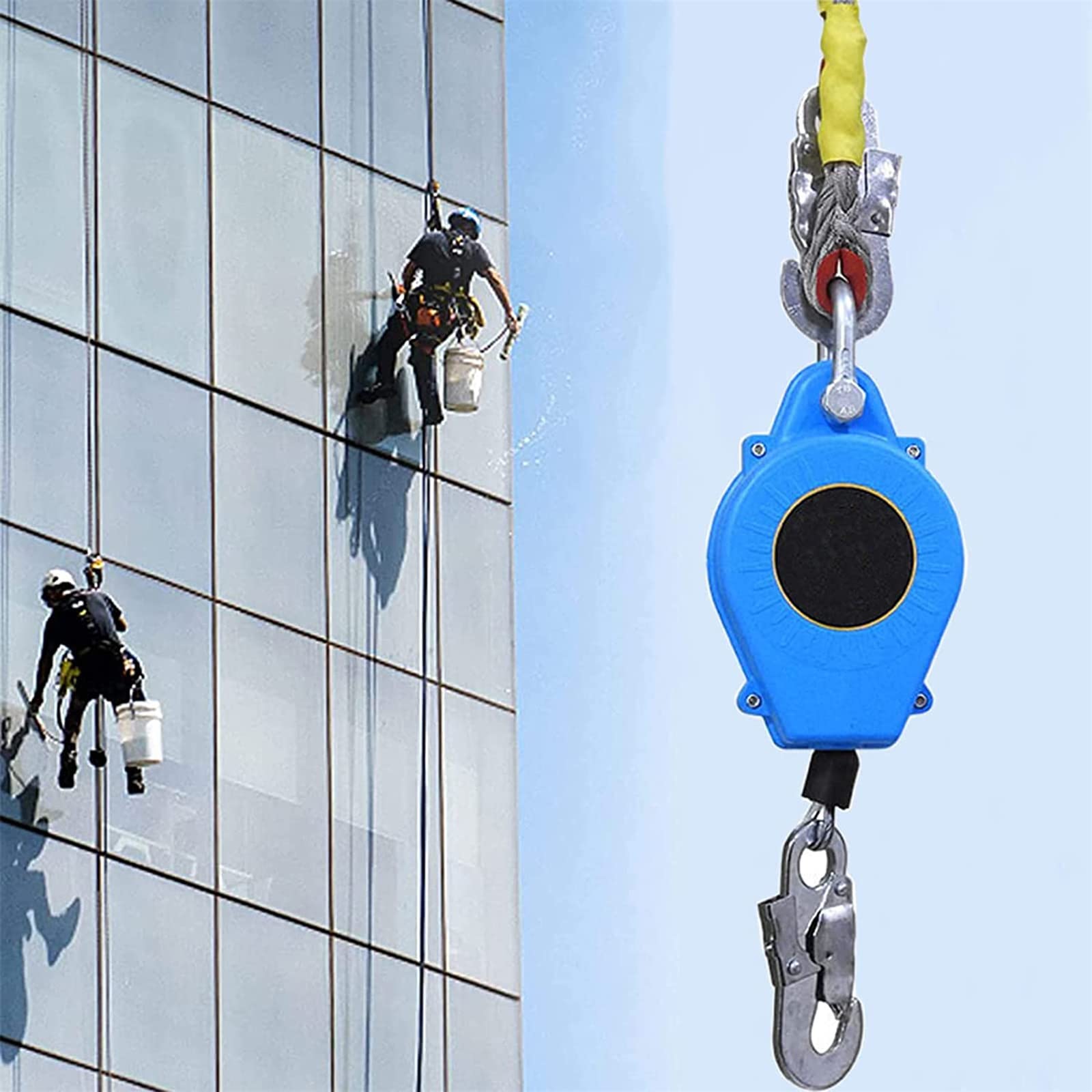 Buy CHUYONGJIN Fall Arrest Block Height Safety Self Retracting Lifeline ...