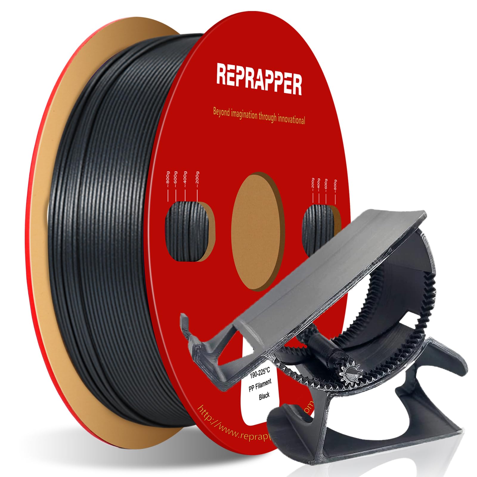 Amazon.com: Reprapper Polypropylene PP Filament, Semi-Flexible Ultra ...