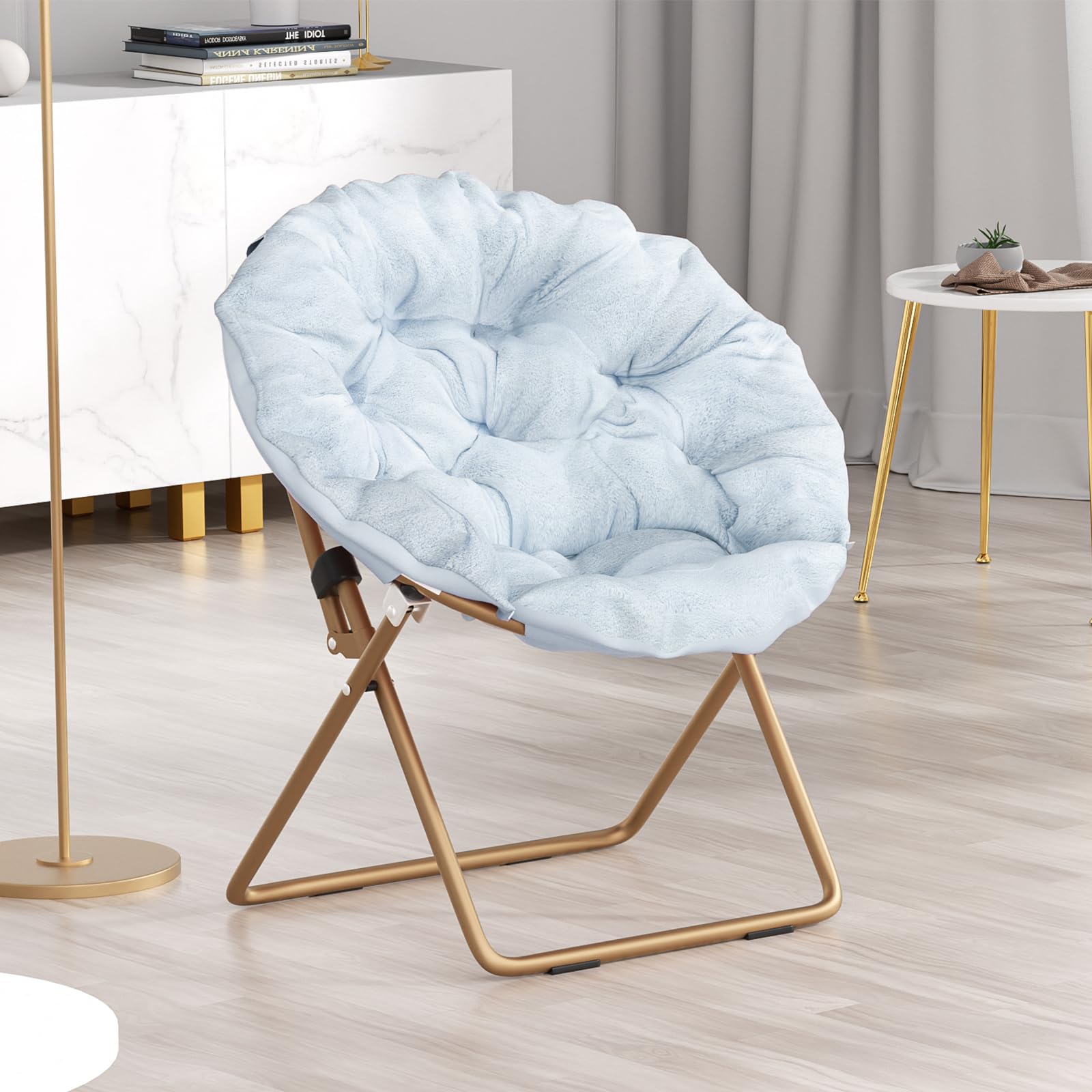 Amazon.com: SFIHOME Foldable Oversized Moon Chair, Large Soft Lazy Cozy ...