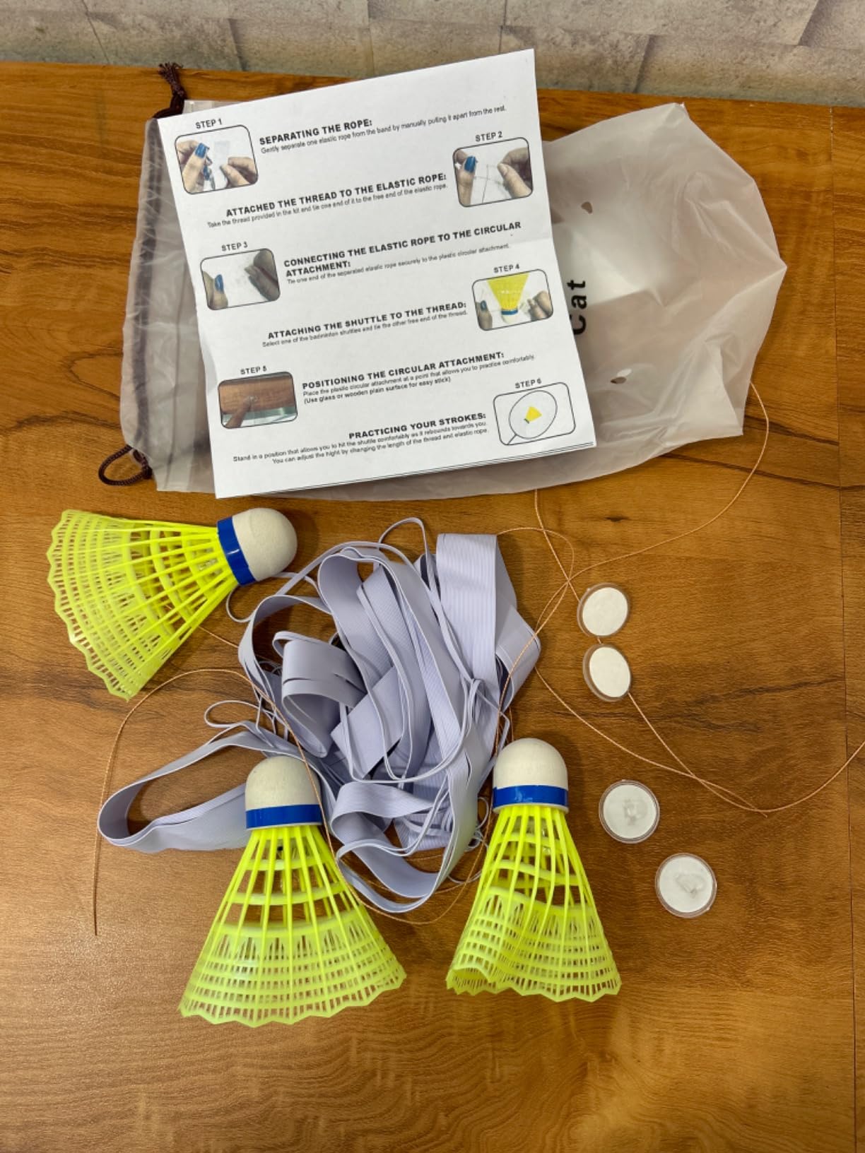 Buy GTS Badminton Self-Practice Kit for Kids, Beginners & Adults ...