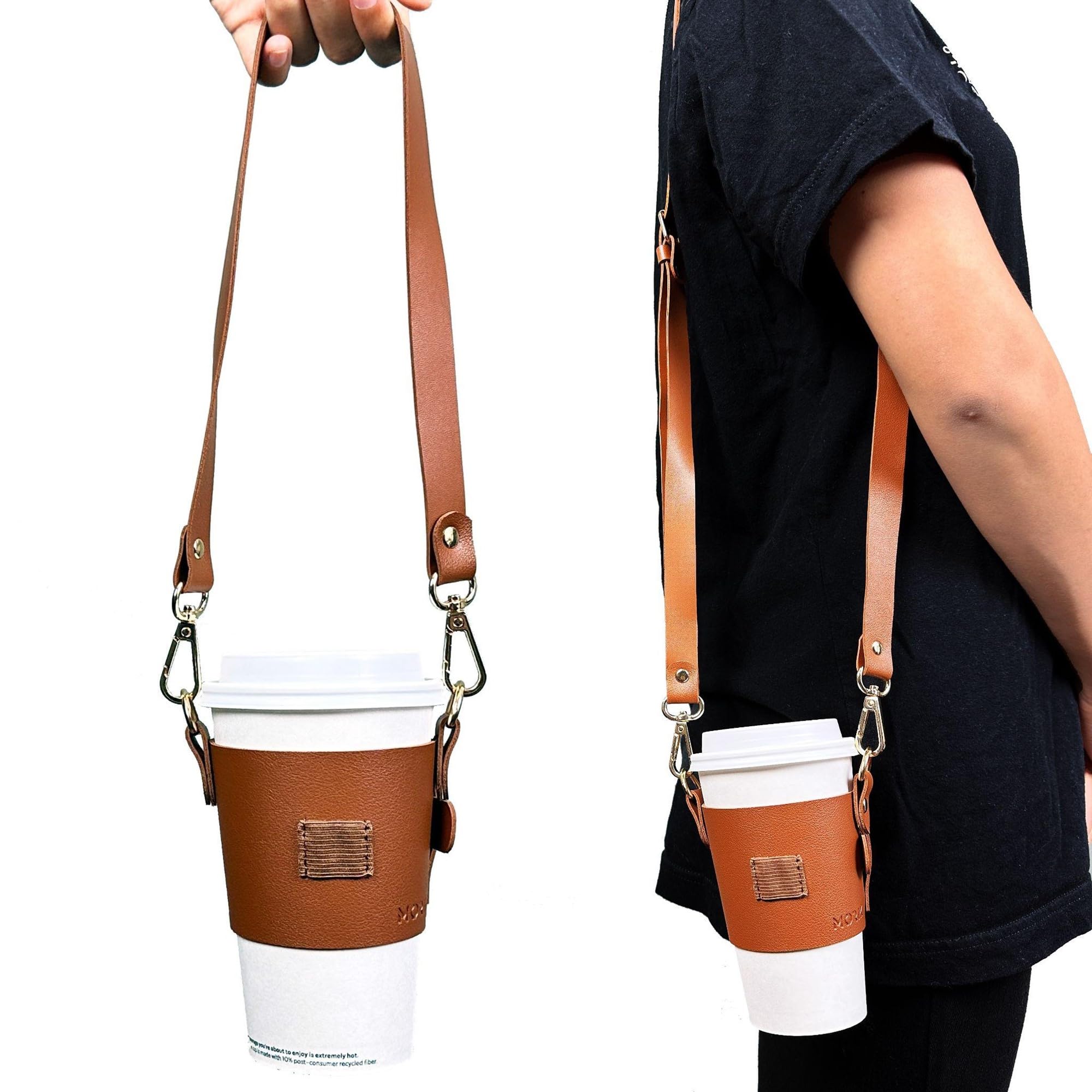 Amazon.com: MORIK Drink Carrier with Adjustable Shoulder Strap and Hand ...