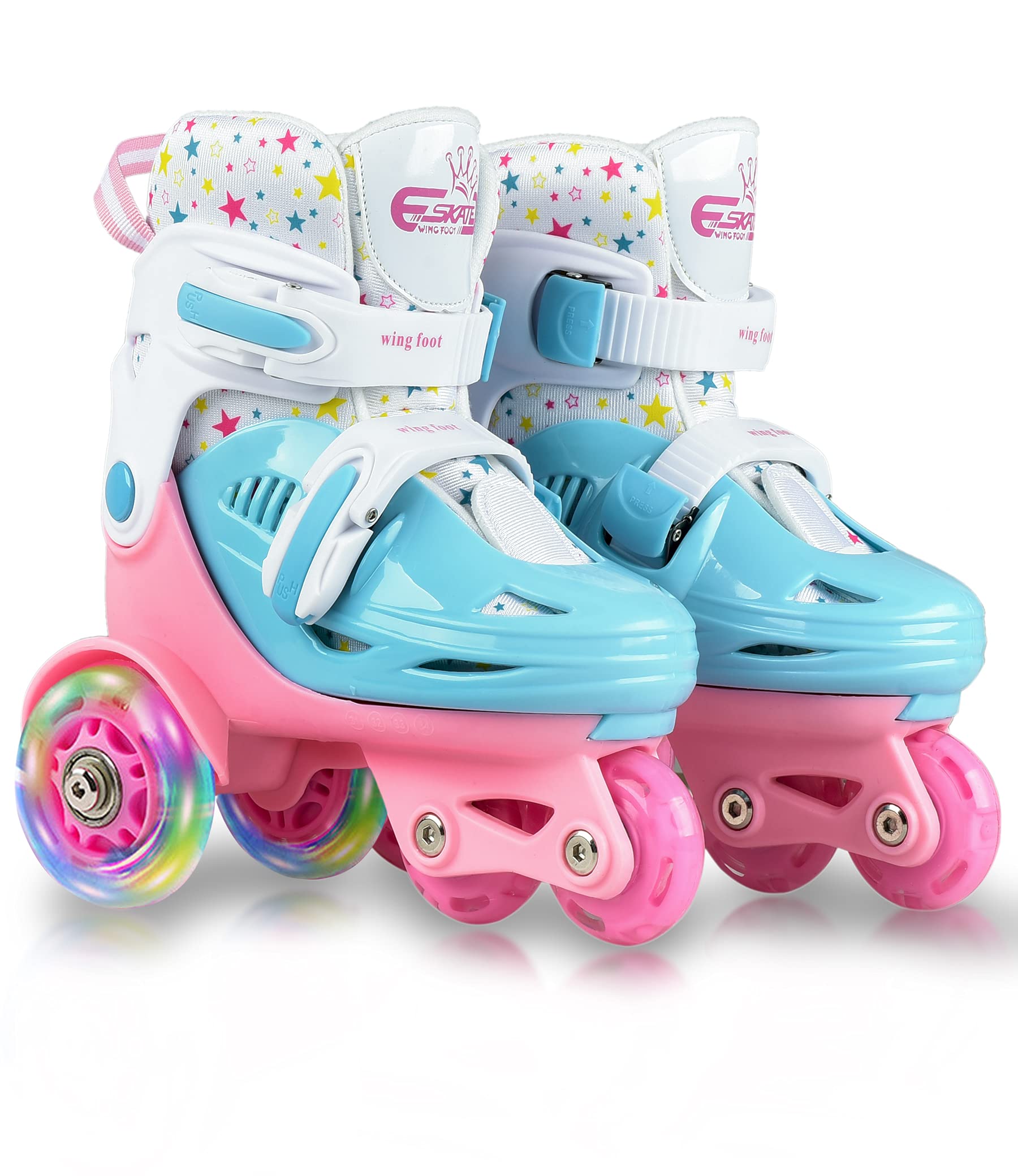 Snapklik.com : Adjustable Roller Skates For Kids Girls Ladies