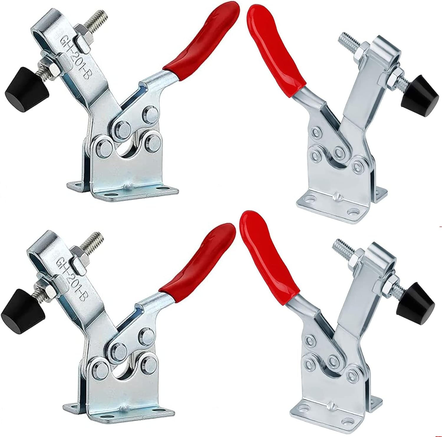 4 pcs Quick Release Toggle Clamp Holding Capacity Hand Tool, Horizontal ...