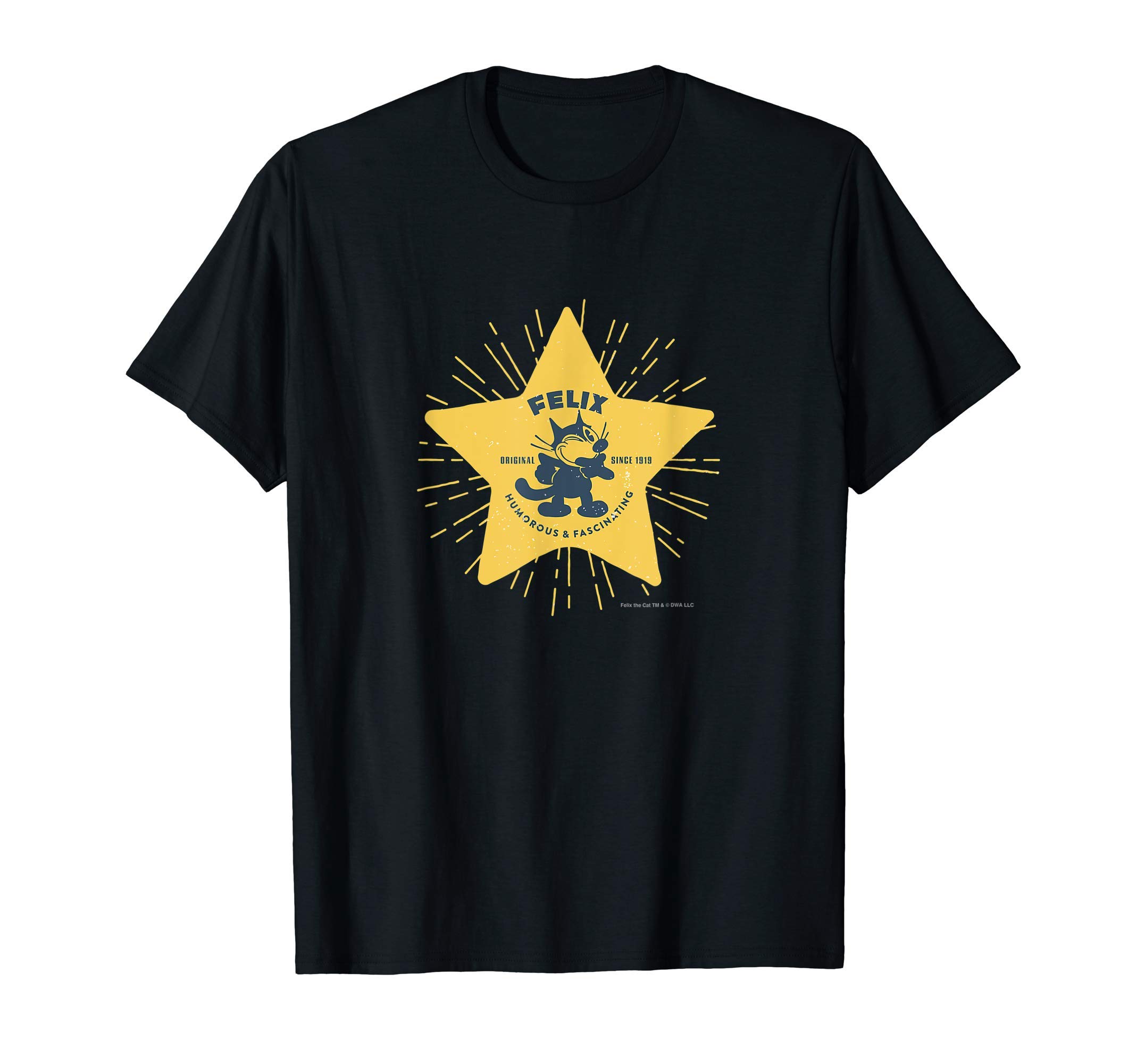 Amazon | フィリックス・ザ・キャット VINTAGE ILLUST(STAR) Tシャツ | Tシャツ・カットソー 通販