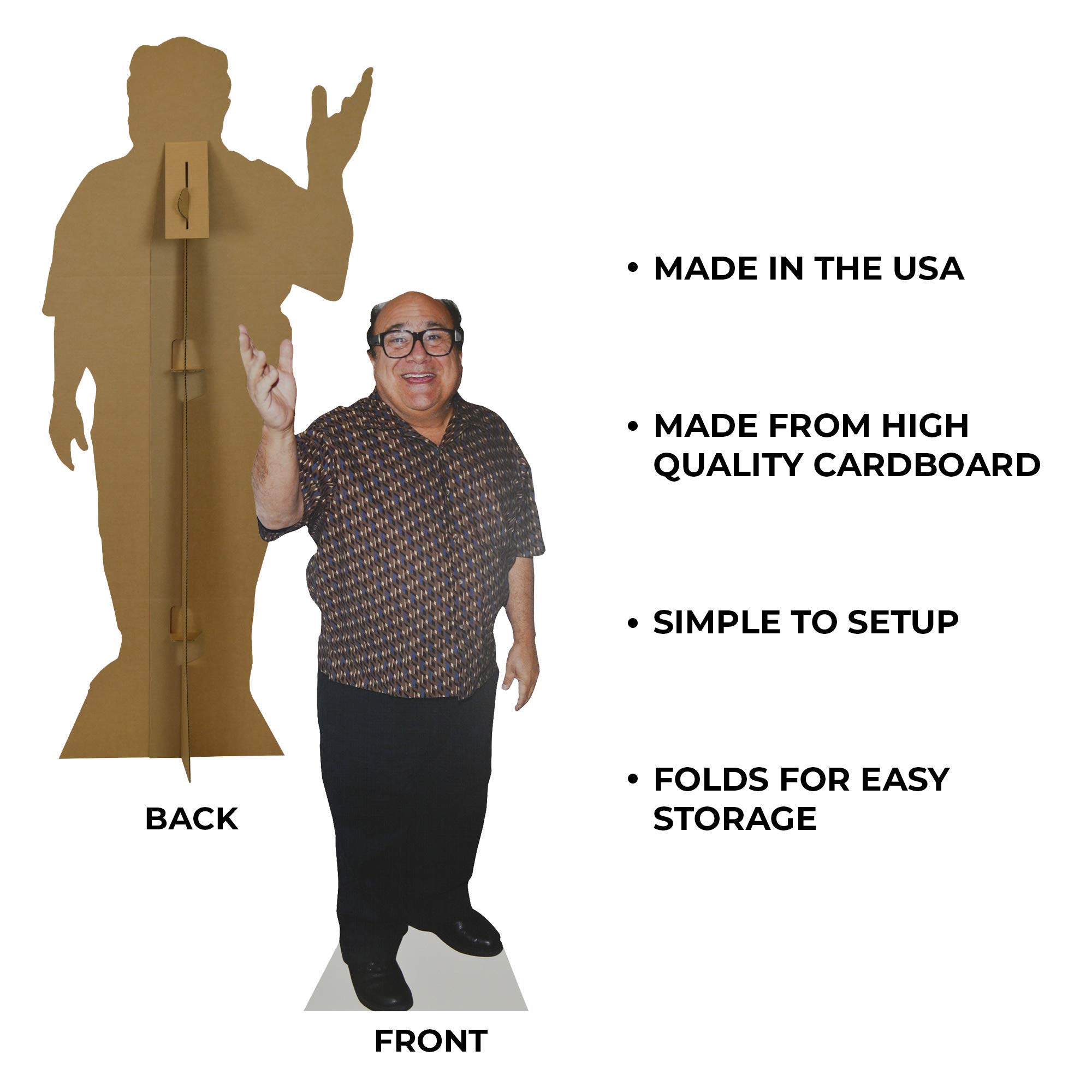 Funny Cardboard Cutouts SC4066 Jim And Milson Shalom Cardboard Cut Out
