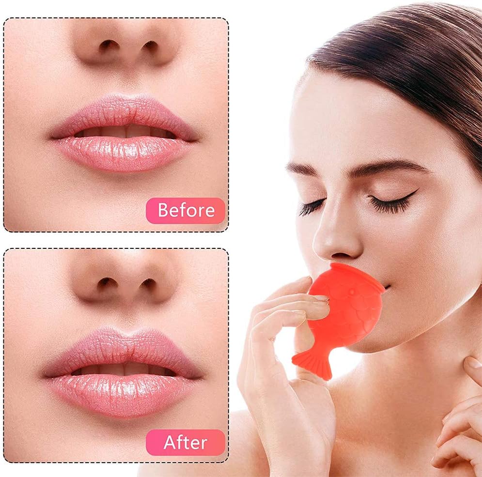 Lips Enhancer, Women Portable Fish-Shaped Lip Plumper Enhancer Device ...