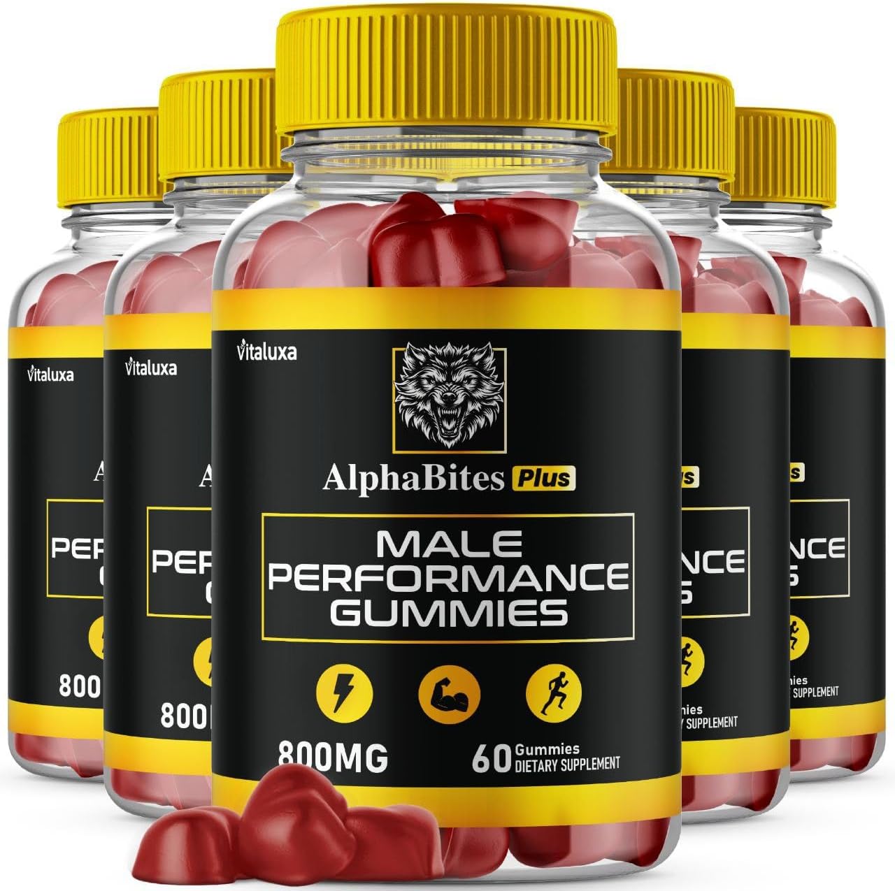 Amazon.com: (5 Pack) Alpha Bites Gummies, Alphabites 7 in 1 Performance ...
