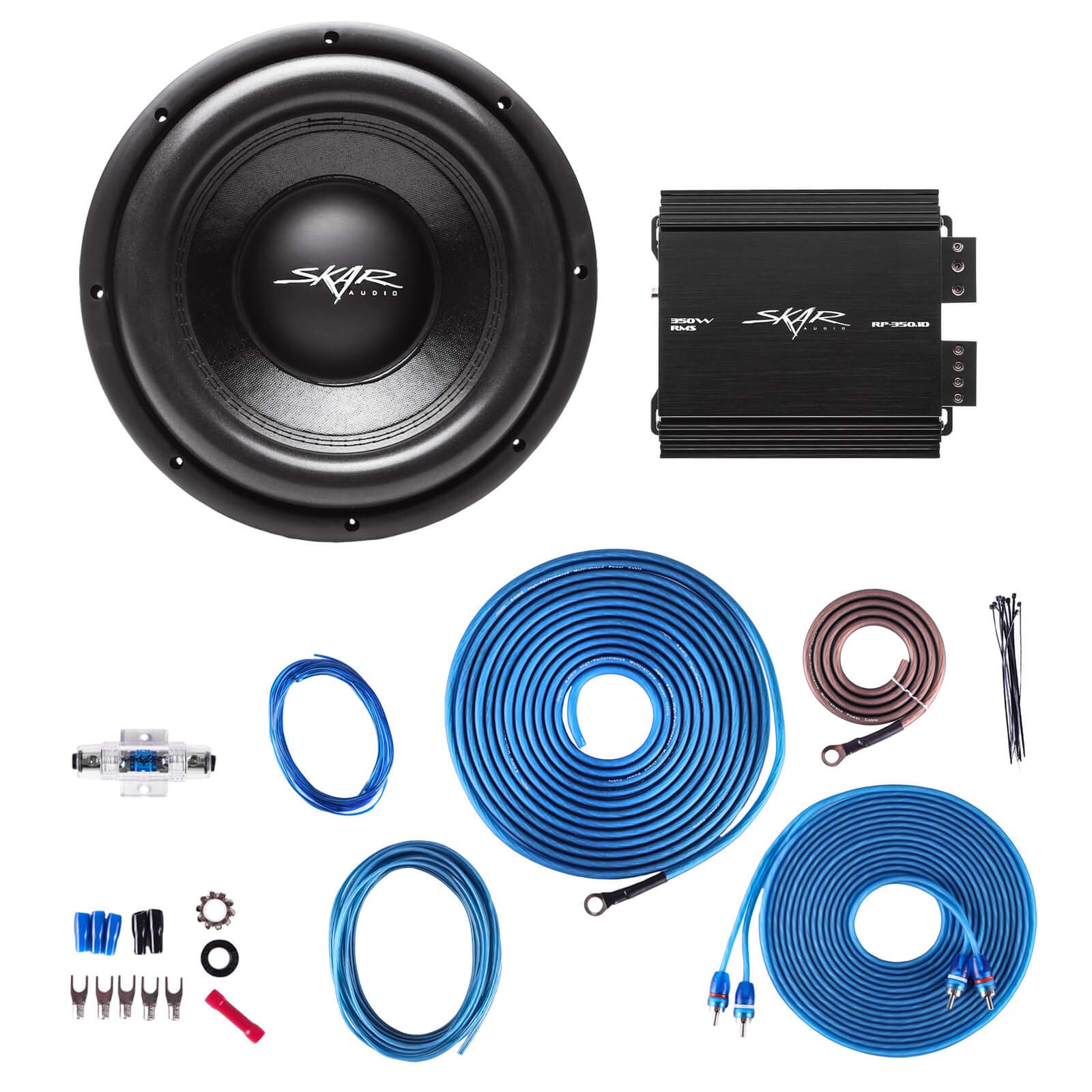 Buy Skar Audio VD-10 D2 500W RMS Subwoofer with RP-350.1D Monoblock Sub ...