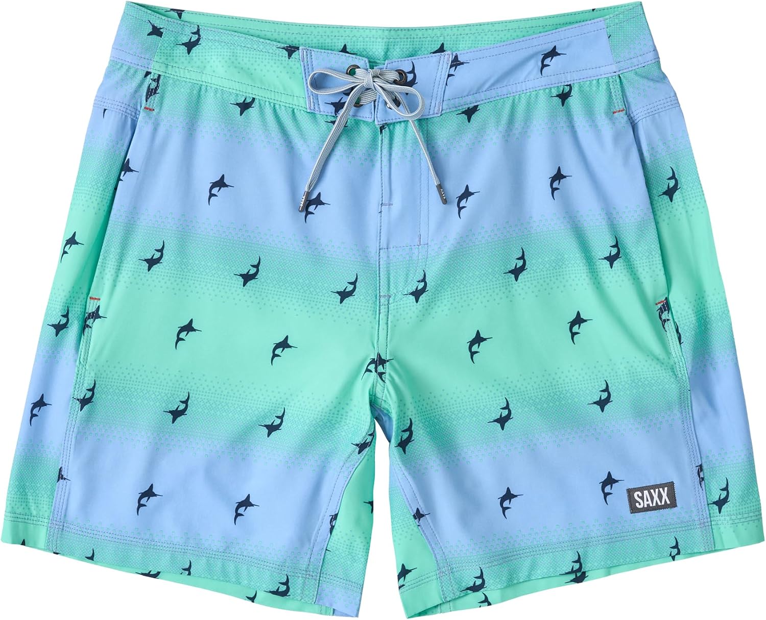 SAXX Underwear Co. Men's Betawave 2N1 Boardie 17", Sailfish Ombre-Multi ...