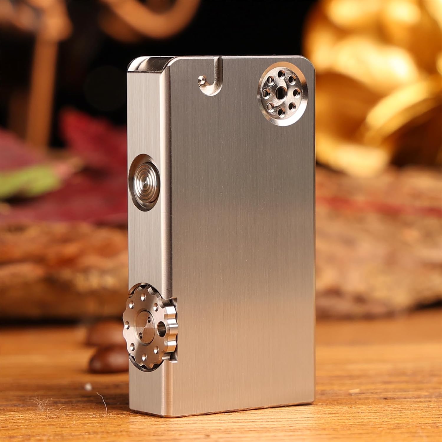 Amazon.com: WDMART TC4 Titanium Alloy Automatic Kerosene Lighter Soft ...