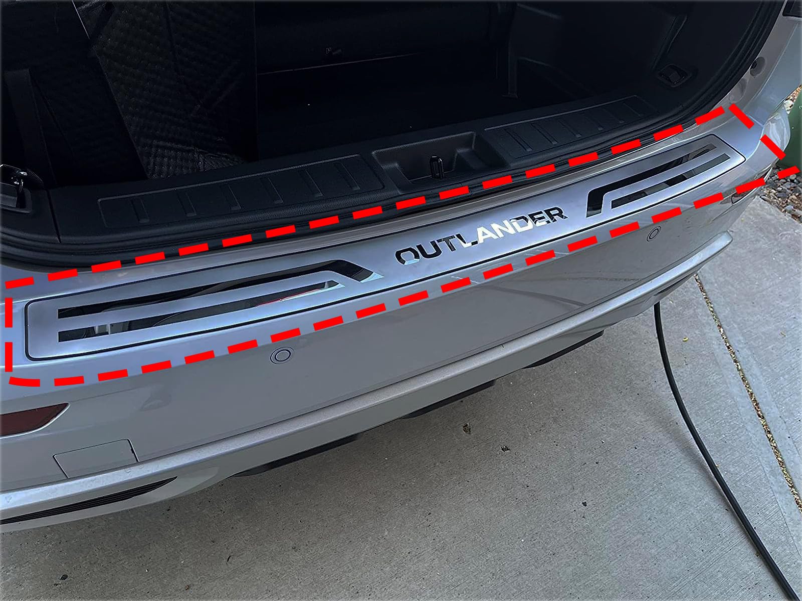 Mitsubishi Outlander Bumper GZBFTDH Trunk Door Sill Protector For ...