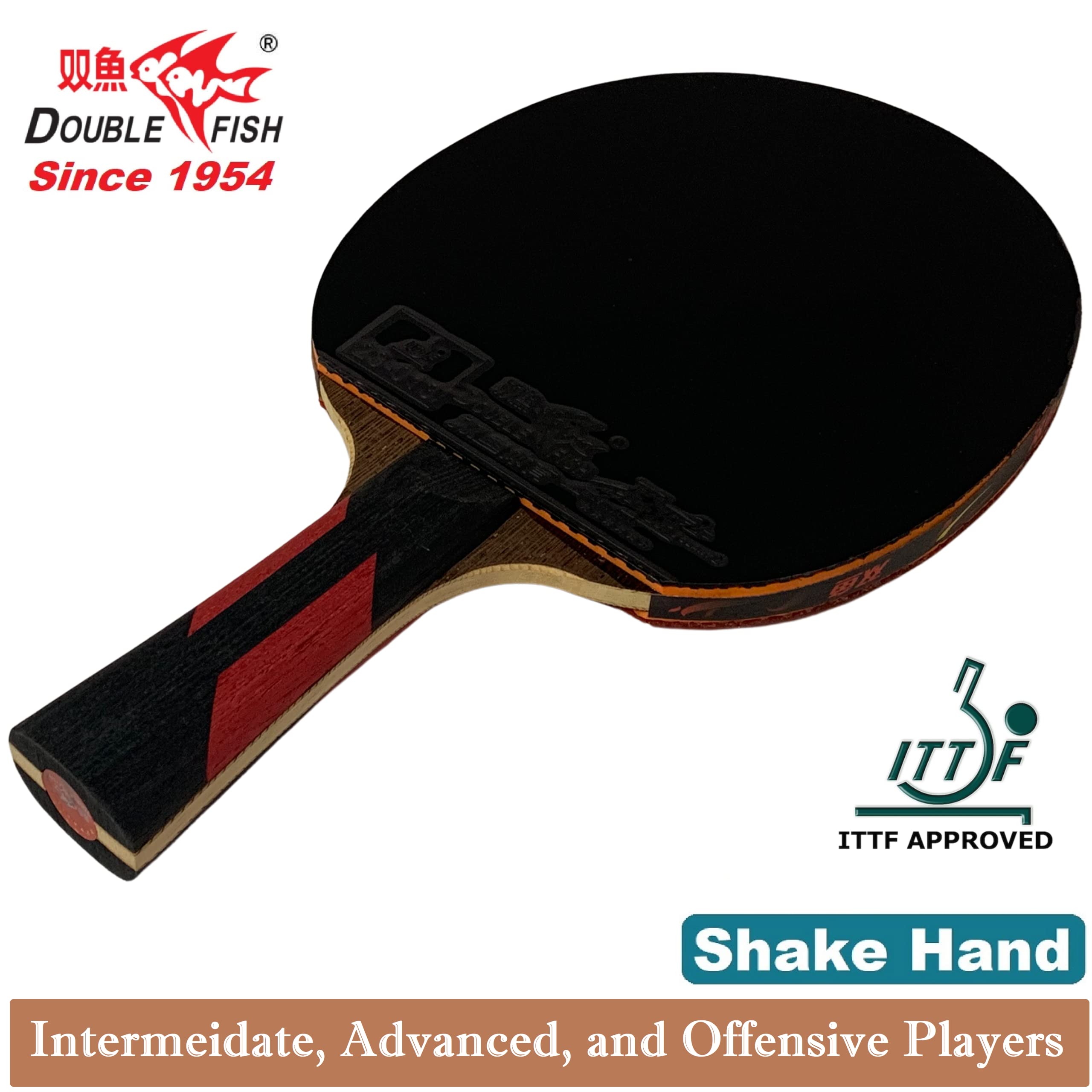 Double Fish Table Tennis Double Fish 7 Star Table Tennis Racket - ITTF ...