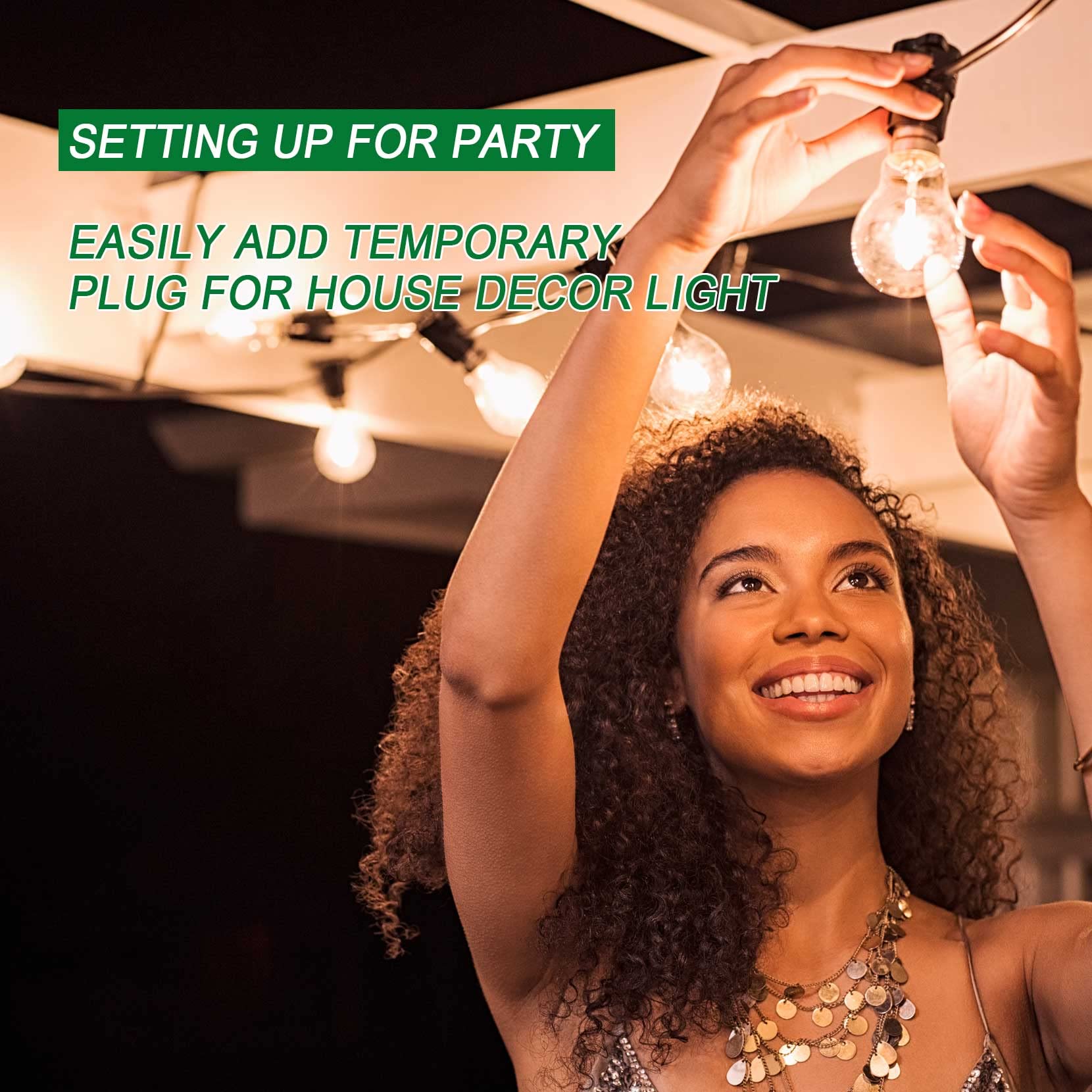 Snapklik.com : Light Socket To Plug Adapter 39.37, Light Bulb E26/e27 ...