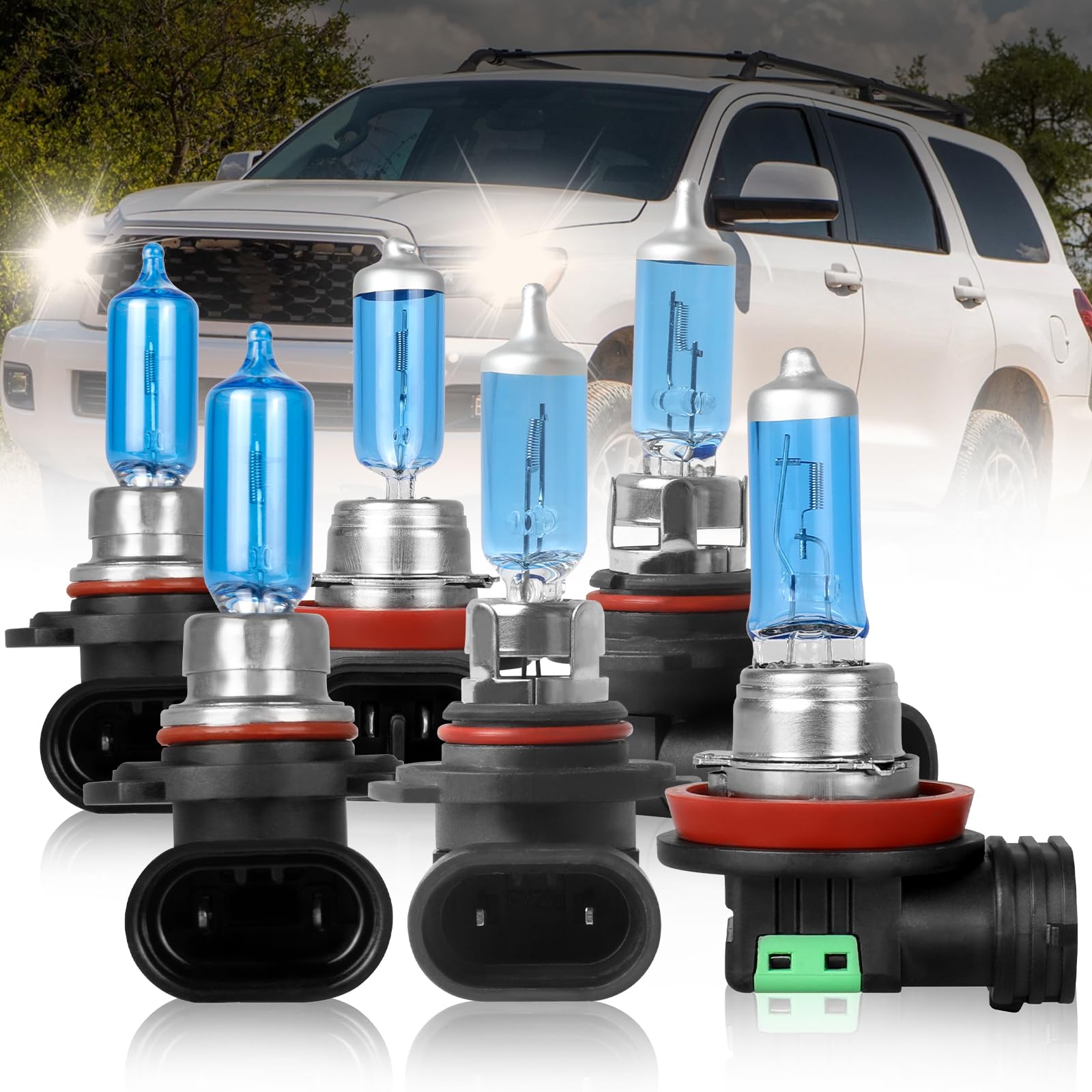 Amazon.com: NSDXCT Fit For Toyota Sequoia 2008-2017 Halogen Headlight ...