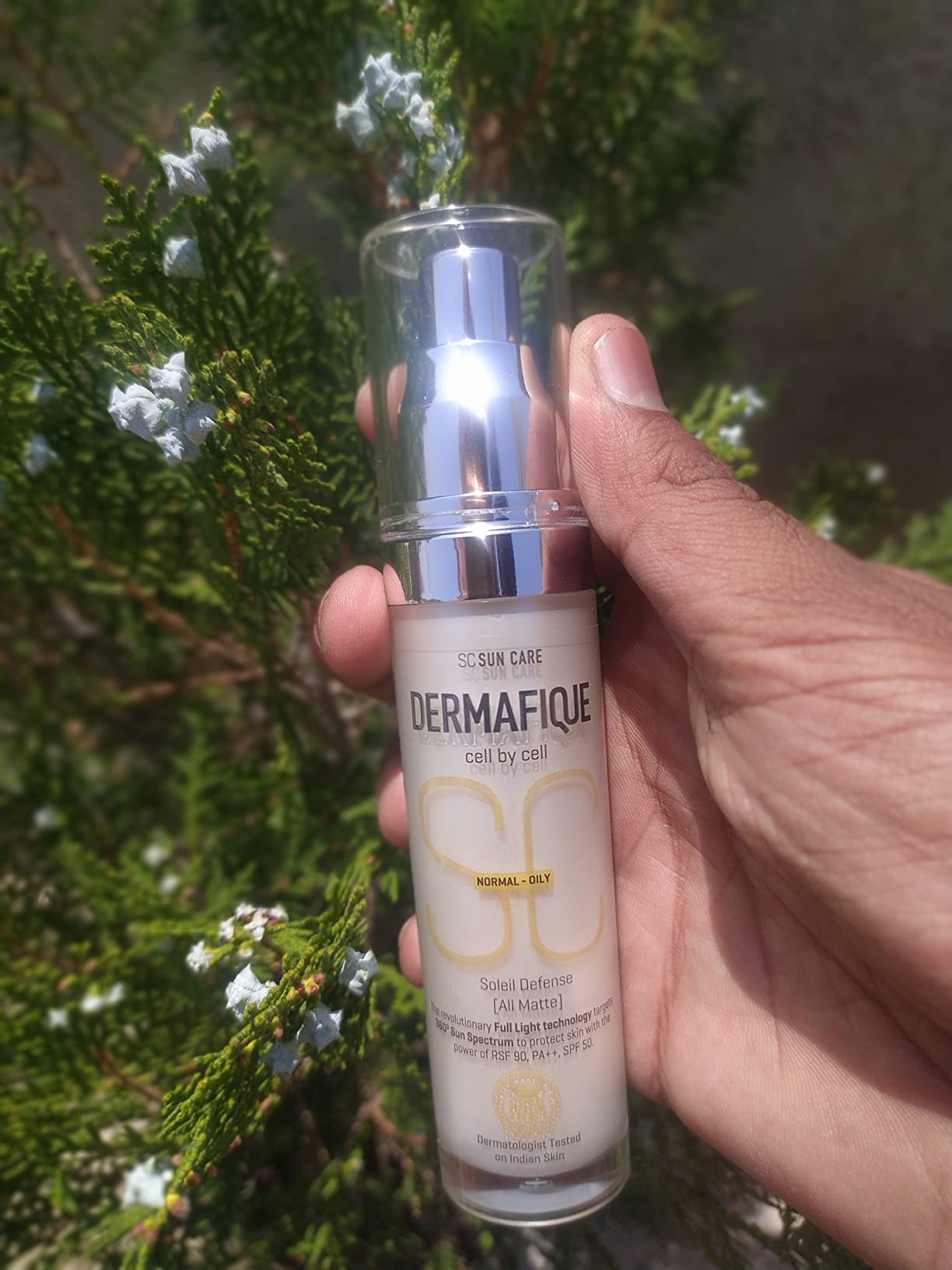 Dermafique Sun Defense All Matte, SPF 50, PA +++ Sunscreen 30g, Normal ...