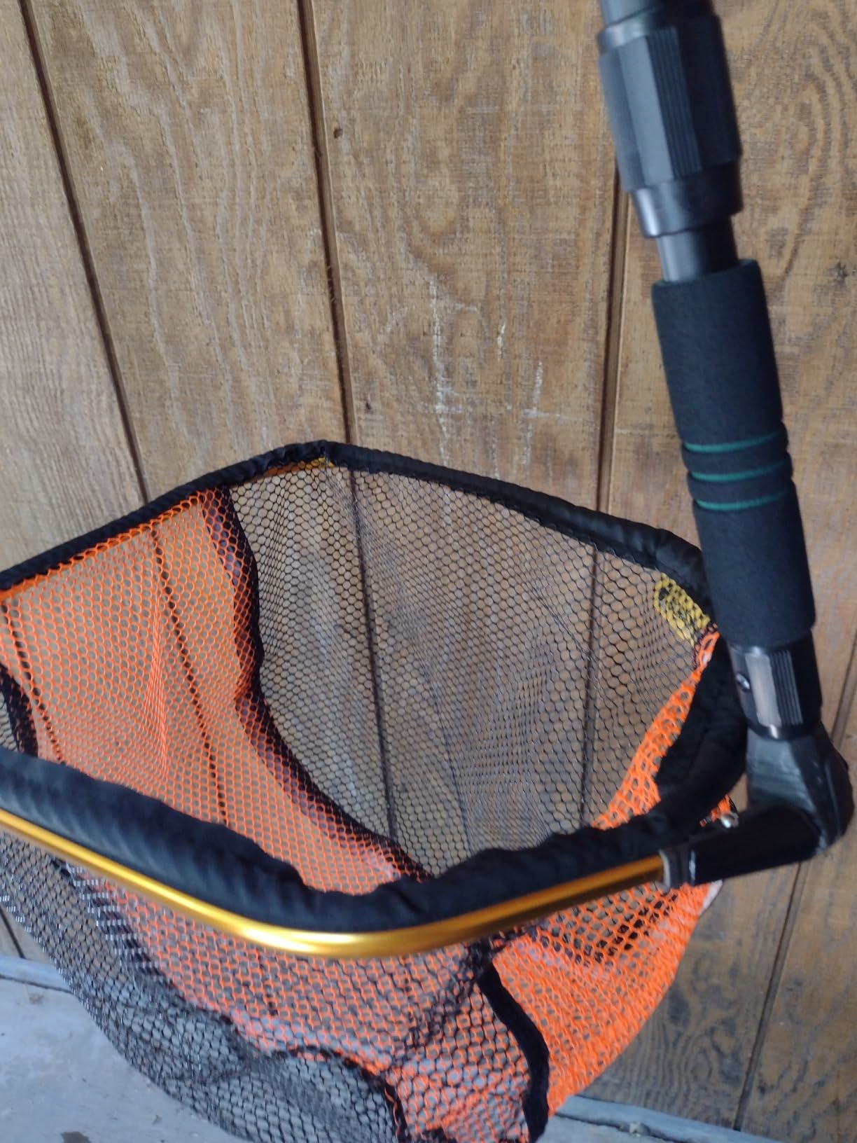 Rubber Coated Landing Net Black Paw Floating Fishing Net - Foldable For ...