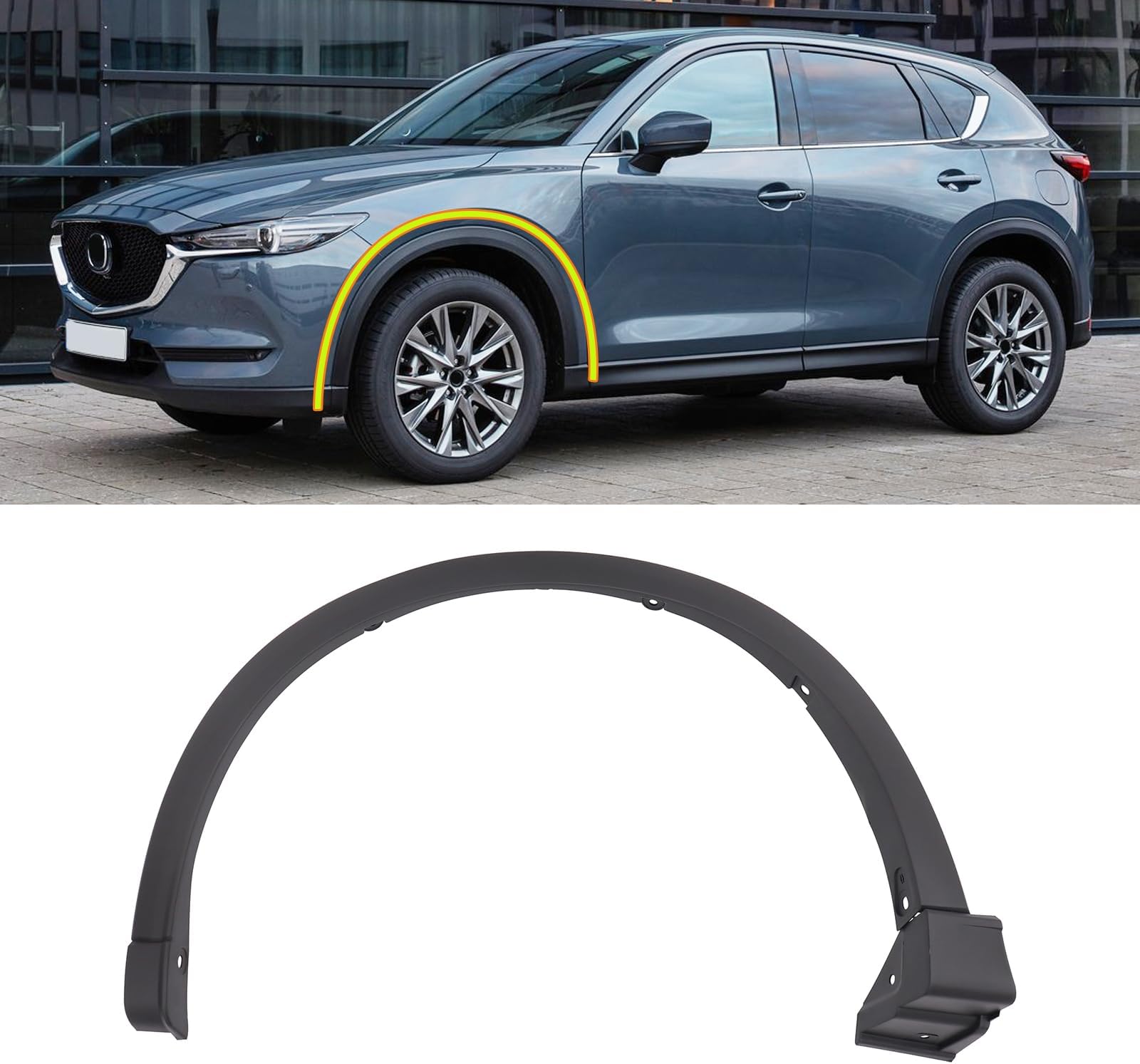 Amazon.com: KaiWell Wheel Fender Molding Trim Fit for Mazda CX-5 2017 ...
