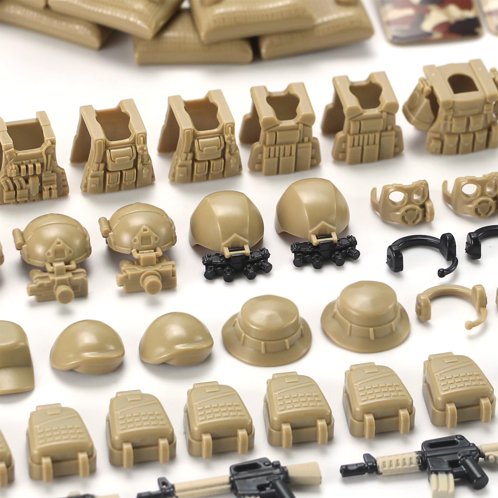 Snapklik.com : Desert Tan Army Accessories Kit 325 Pcs Military Weapons ...