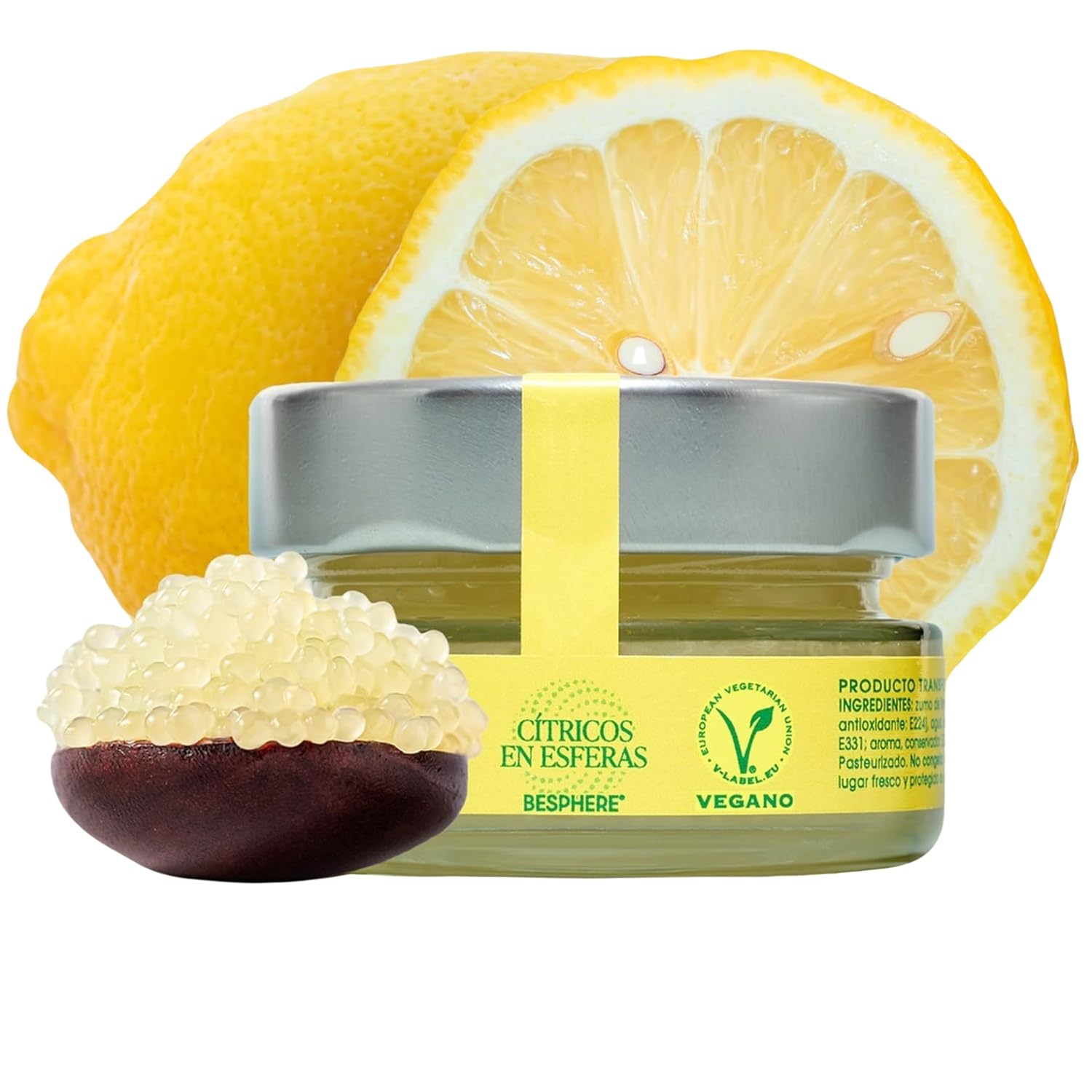 Amazon.com: BESPHERE Delicious Lemon Spheres, Caviar Food with ...