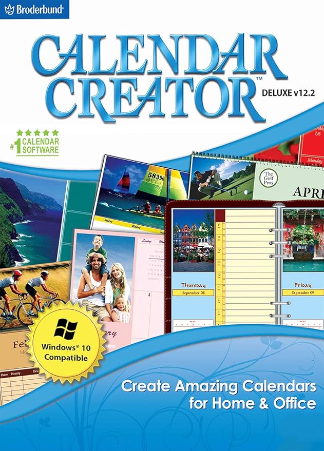 Amazon.com: Calendar Creator Deluxe v12.2 [PC Download] : Software
