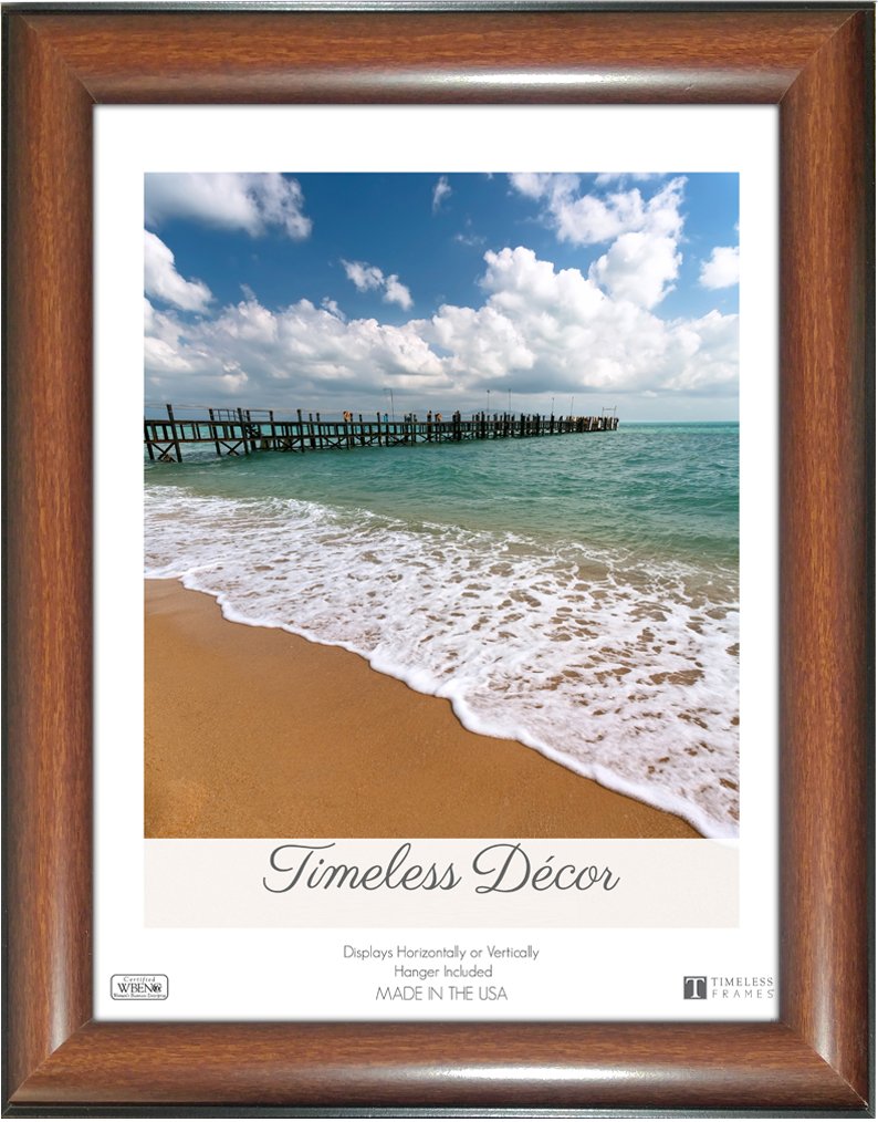 Timeless Frames Taylor Frame, 11" x 14", Black/Walnut : Amazon.in: Home ...