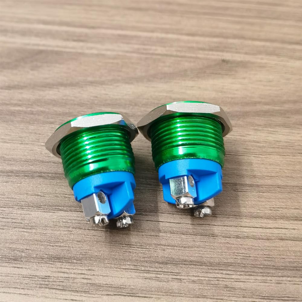Snapklik.com : Gebildet 2pcs 16mm 3A/12V 24V 36 DC 110V 250VAC 1NO SPST ...