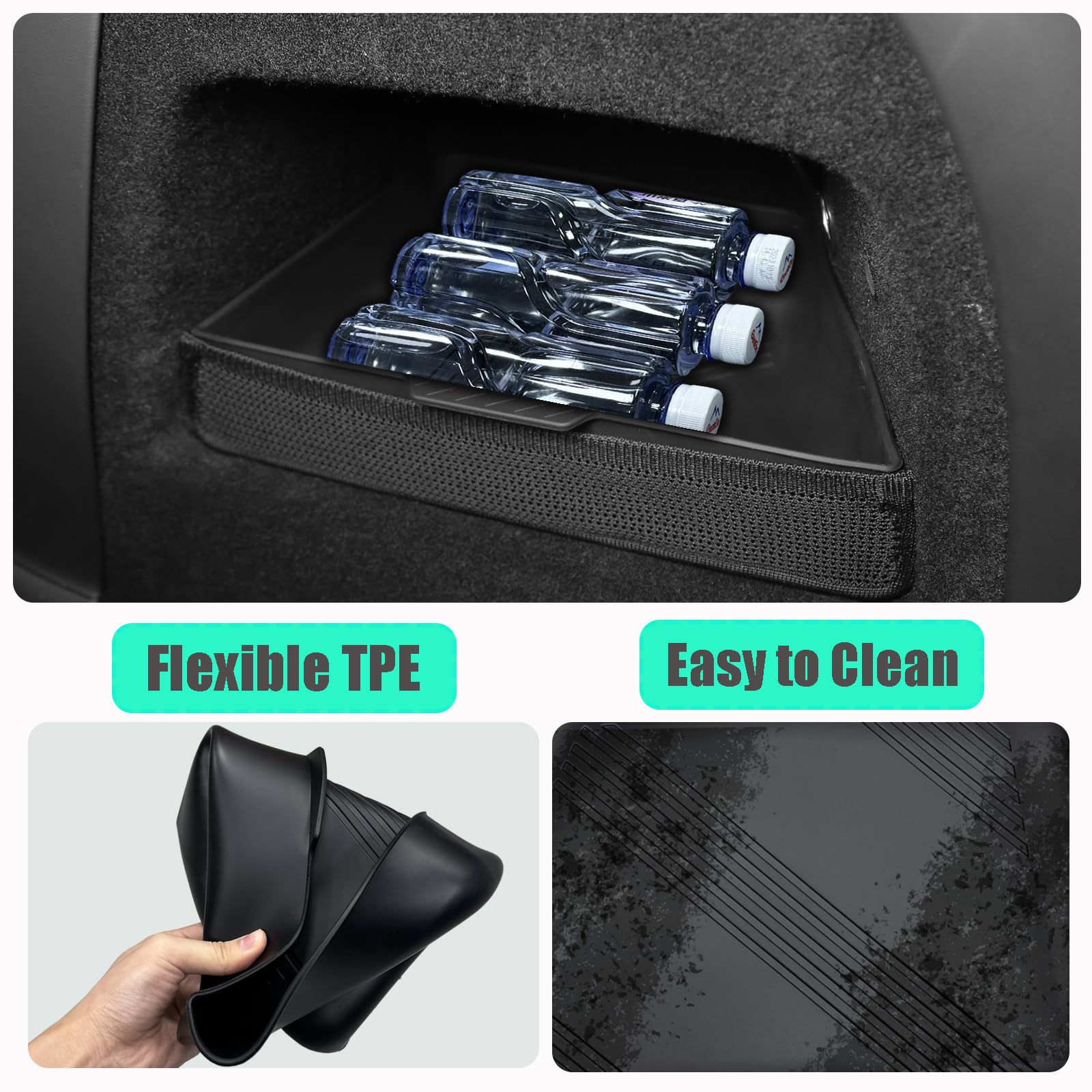 Snapklik.com : Rear Trunk Storage Organizer For Tesla X - Rear Trunk ...
