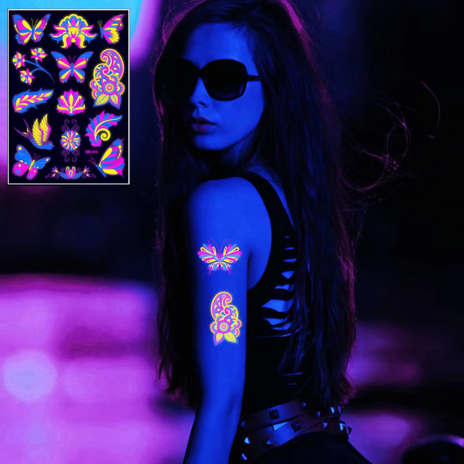 Fluorescent Tattoos Neon Tattoos Atticus Tattoo Mike