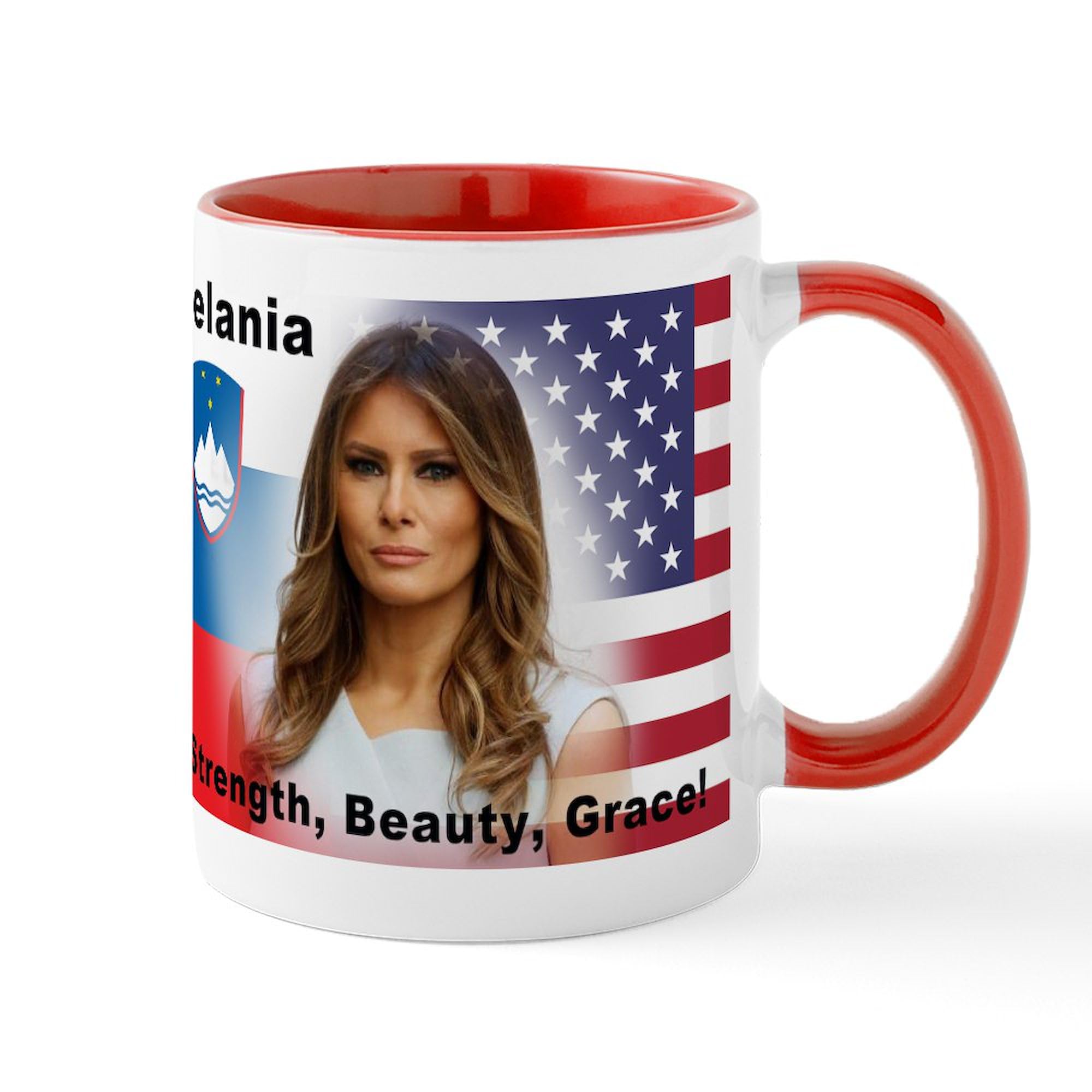 Amazon.com | CafePress Melania Trump Mugs 11 oz (325 ml) Ceramic Coffee ...