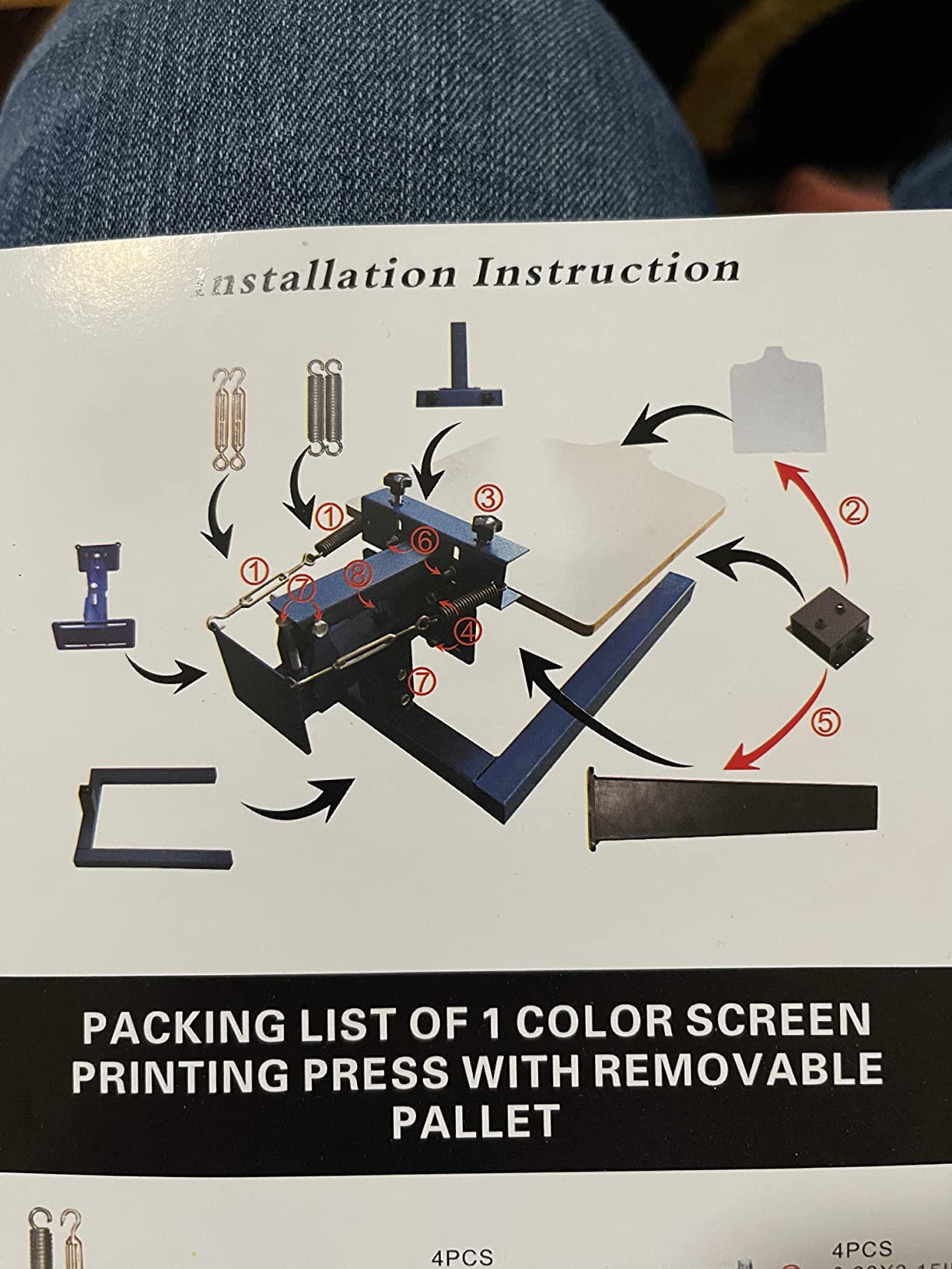 $12/mo - Finance VEVOR Screen Printer 1 Color 1 Station Silk Screen ...