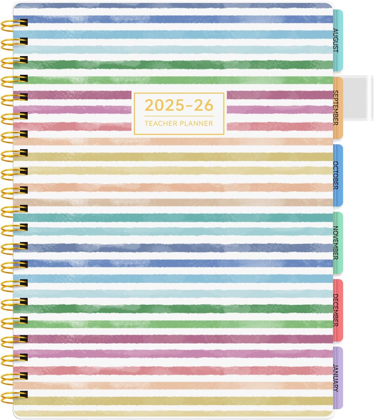 Amazon.com : Aug 2025-Jul 2026 Deluxe Teacher Planner Notebook 8.5x11 ...