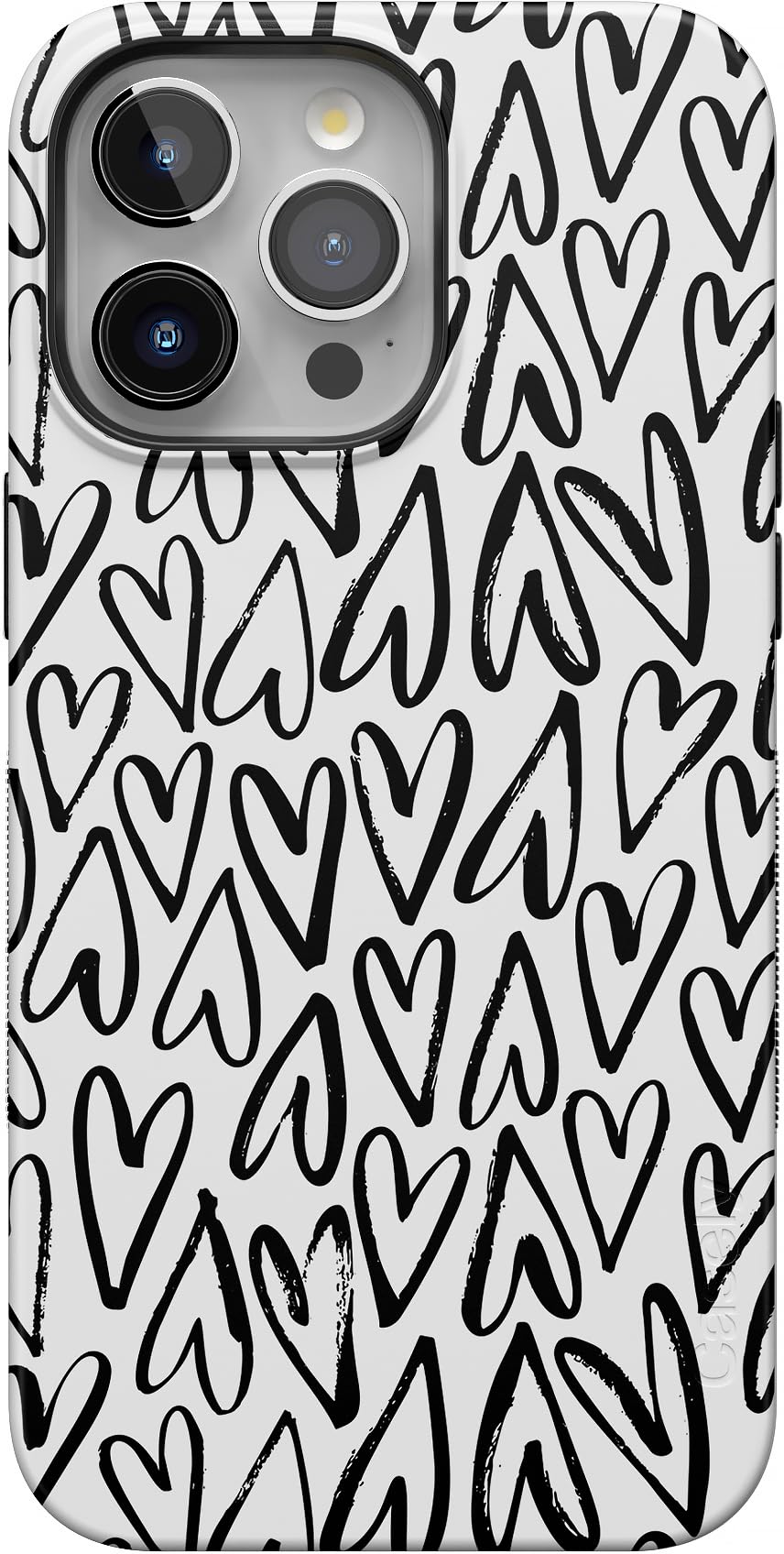 Amazon.com: Casely iPhone 15 Pro Max Case | Heart Throb | Endless Hearts Bold | Compatible with ...