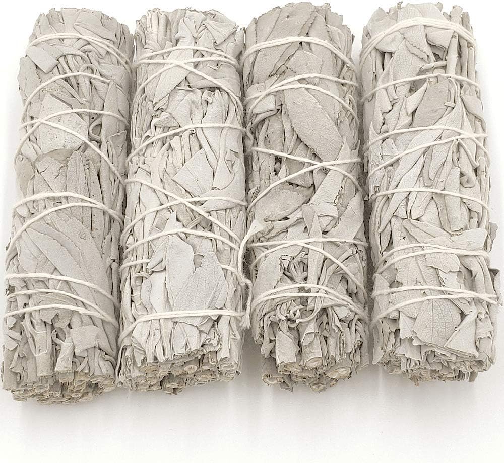Lot de paquets de sauge blanche 4" Whitesage_smudgekit : Amazon.fr ...