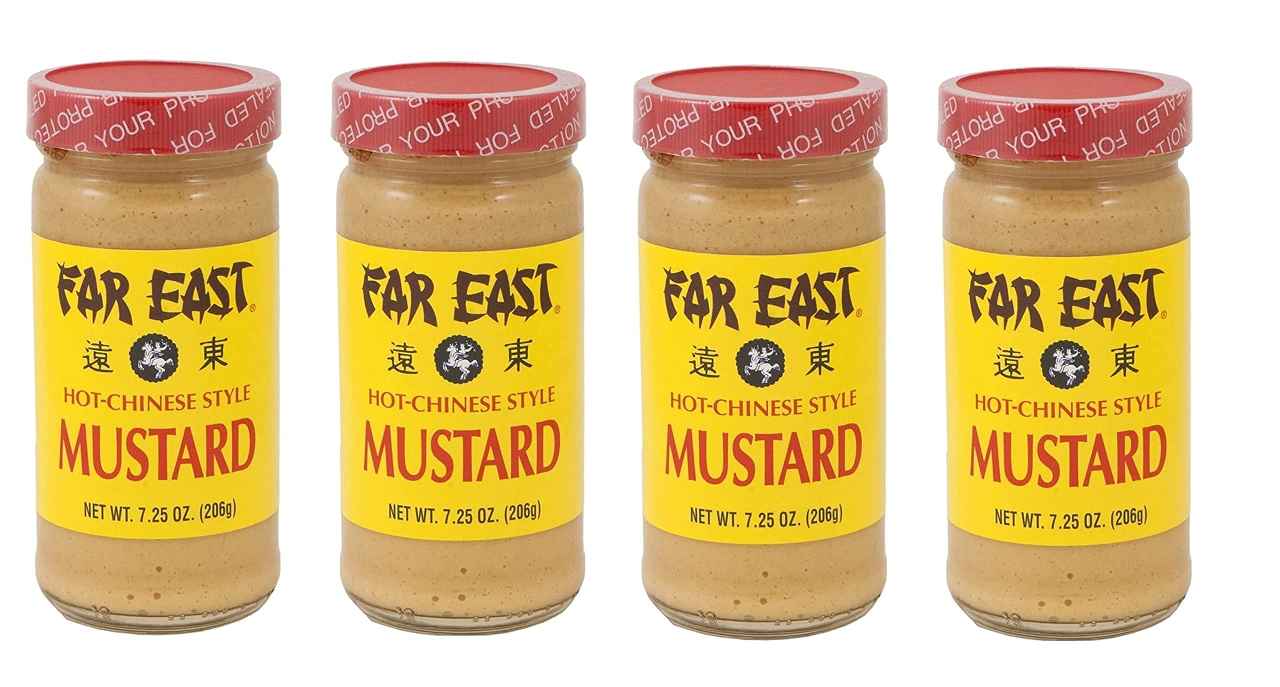 Amazon.com : Hot Chinese Mustard - Four 7.25 Ounce Jars of Chinese Hot ...