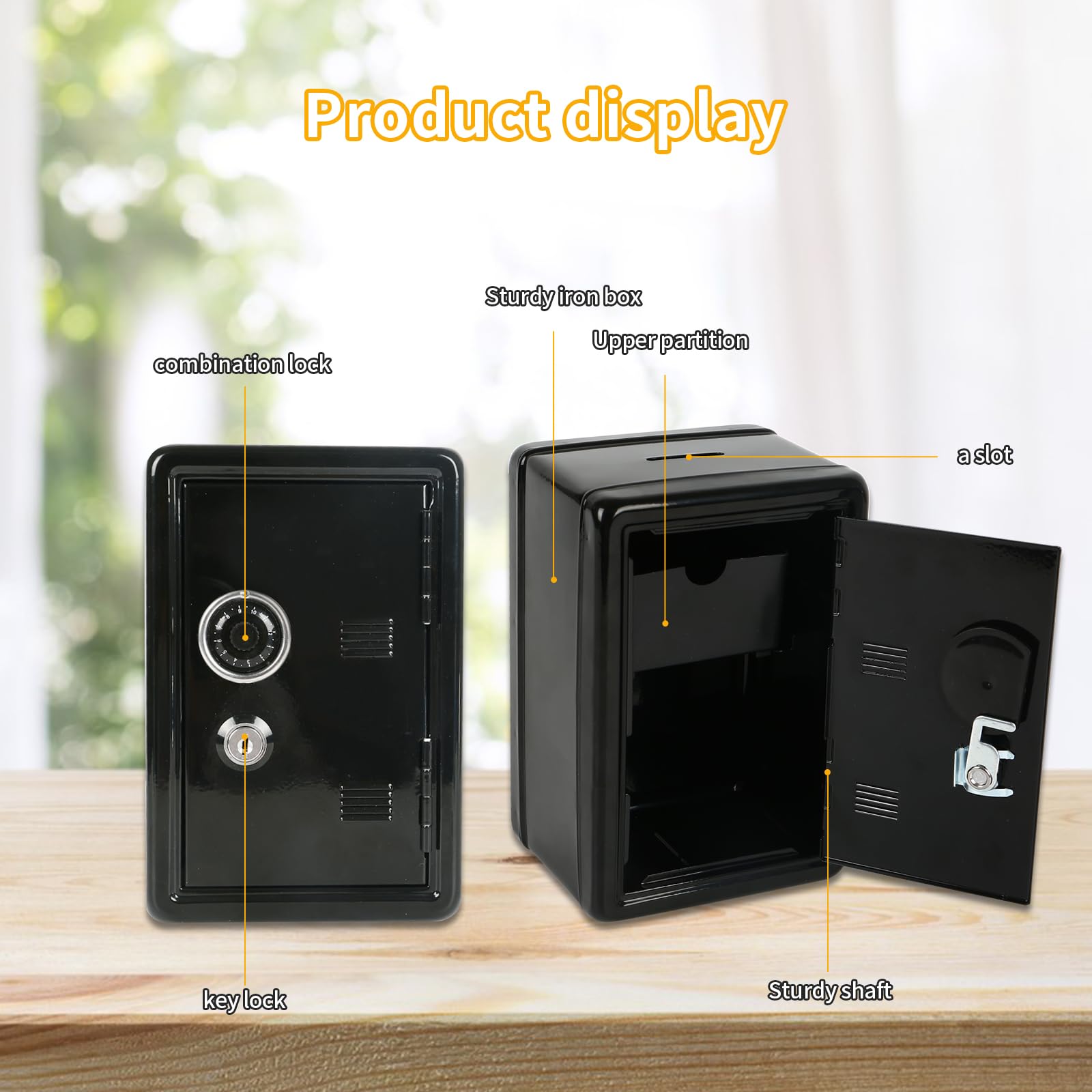 Snapklik.com : Money Safe And Cash Lock Box, 0.1 Cubic Mini Size ...