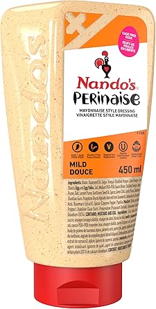 Nando's Original PERinaise Mild Flavoured Mayo Perfect for Spreads ...
