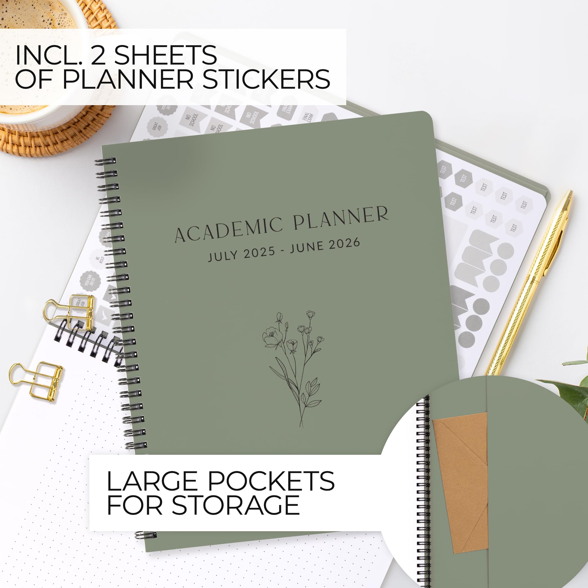 Snapklik.com : Aesthetic 2025-2026 Academic Planner - A Beautiful 8.5 ...