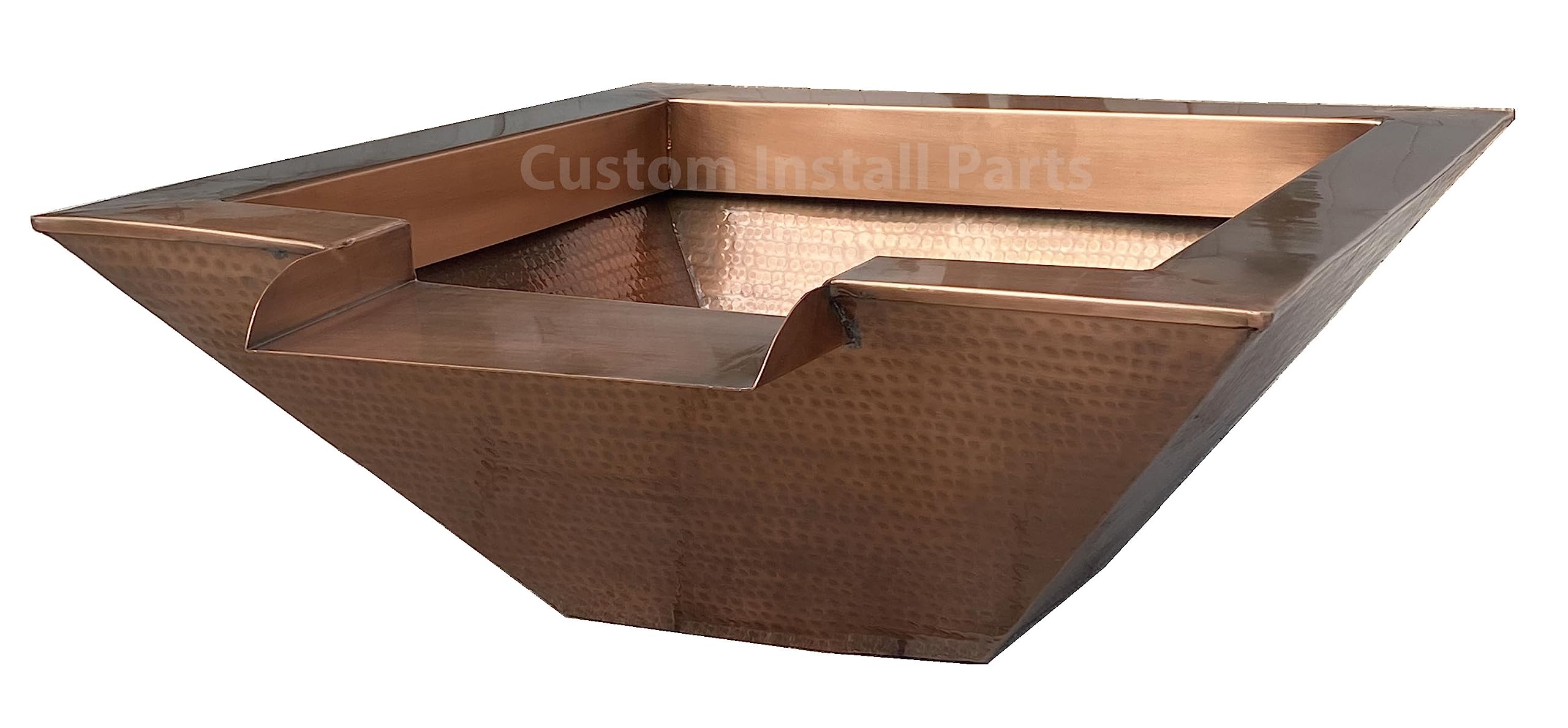 Copper Waterfall Spillway Amazon.com: 12 Inch Wide Copper Metal Wall