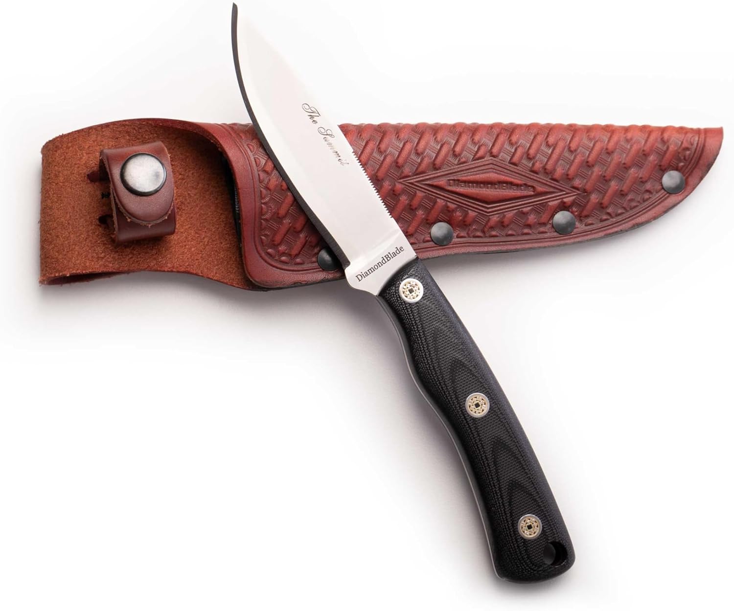 Amazon.com : Diamond Blade Knives Summit | 8.75" Drop Point Fixed Blade ...