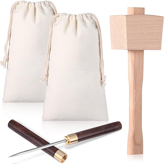 Amazon.com | 4 Pcs Lewis Bag and Ice Mallet Set, 11.8 x 7.9 Inch ...